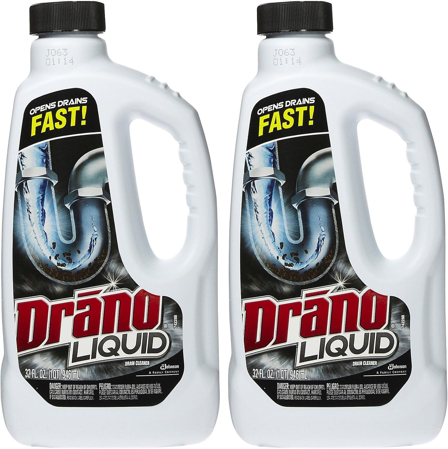 Amazon.com: Drano Liquid Clog Remover Drain Cleaner 32 oz - 2 pk ...