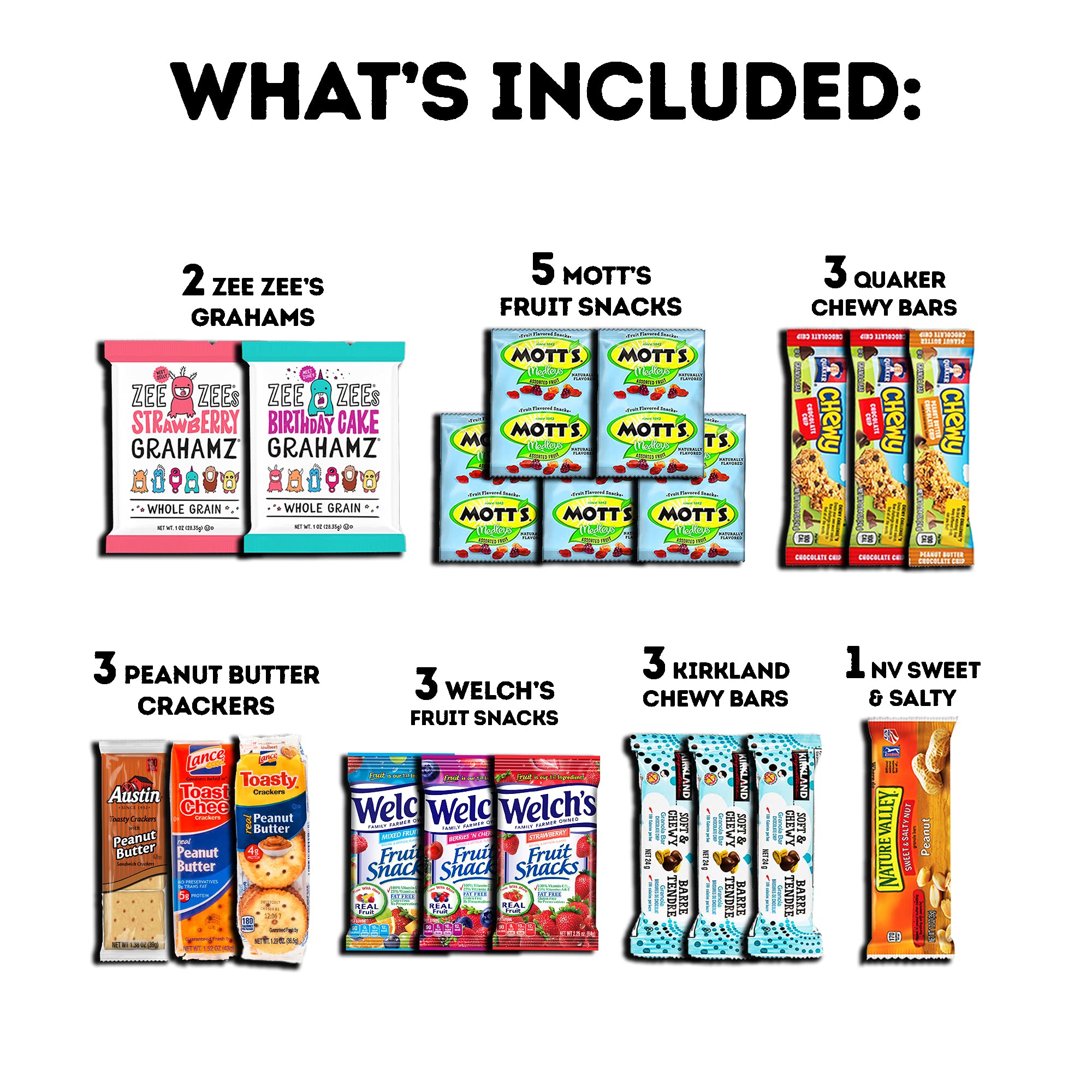 CRAVEBOX Healthy Snack Box Variety Pack Care Package (30 Count) Finals ...