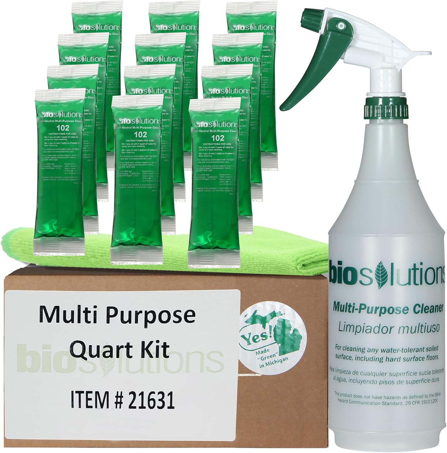 Amazon.com: Guardian Eco-friendly Multi-purpose Cleaner 12 Qt Kit ...