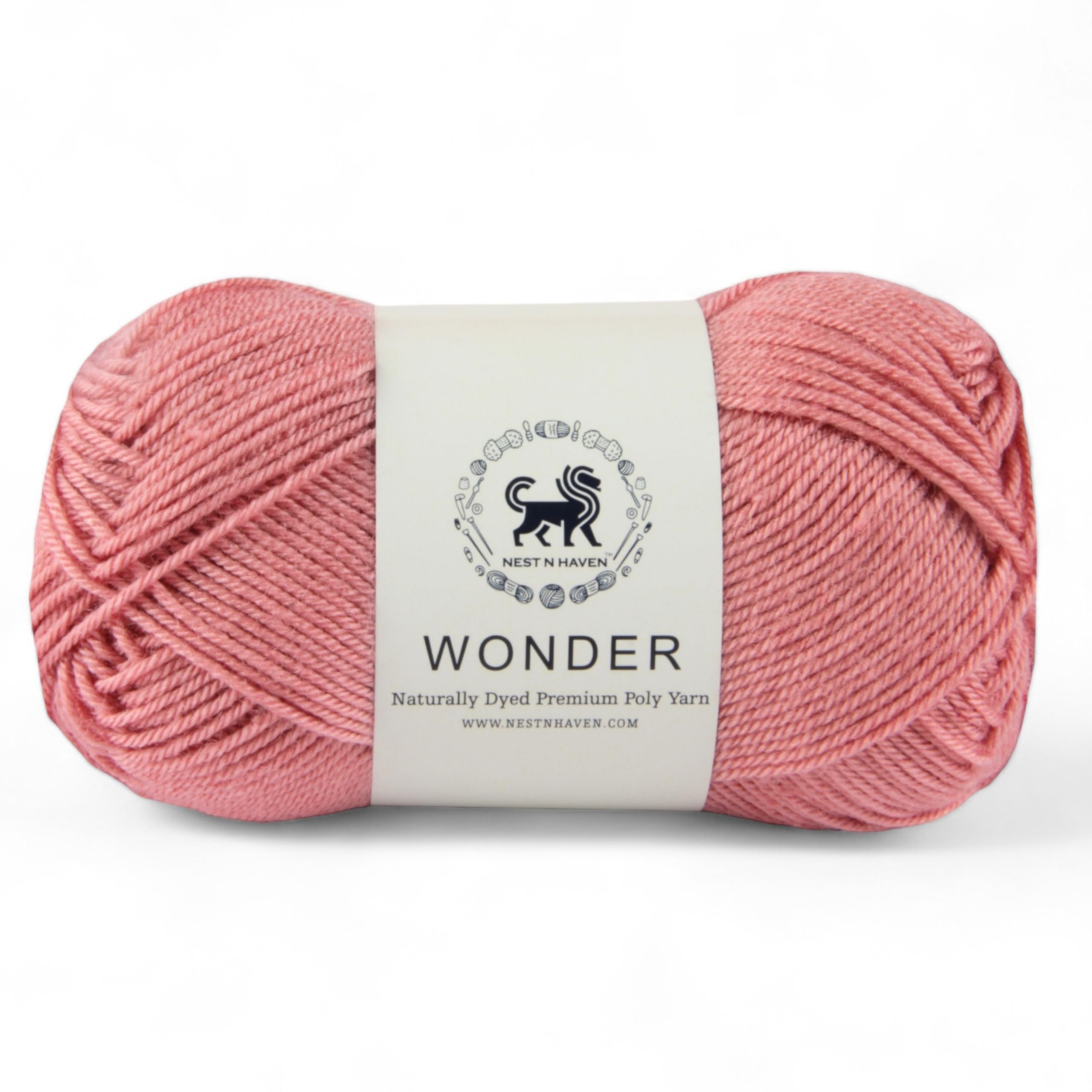 NESTNHAVEN, Wonder , Poly Yarn Supersoft Hand Knitting Wool Ball, (1 ...