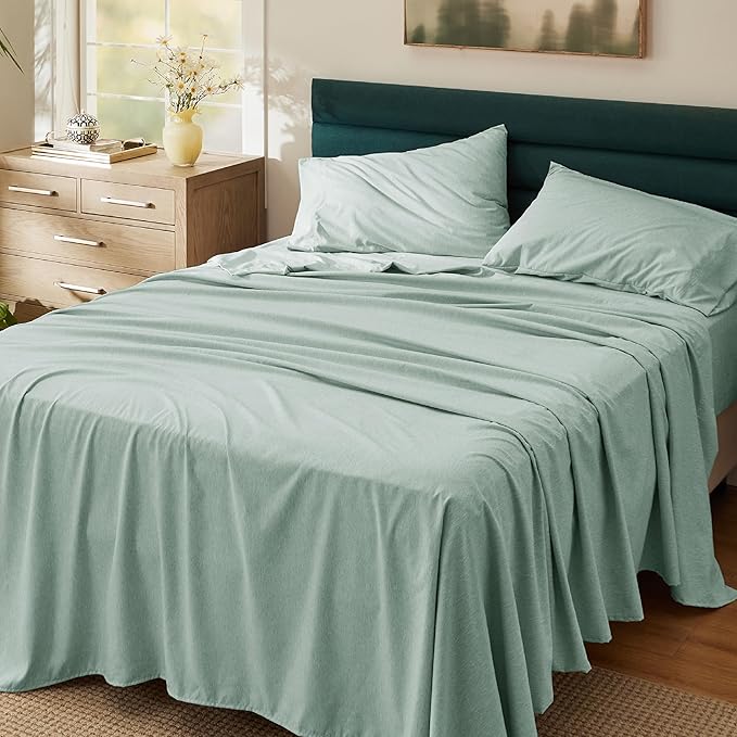 Amazon.com: Bedsure California King Sheet Sets - 4 Pieces, Soft ...
