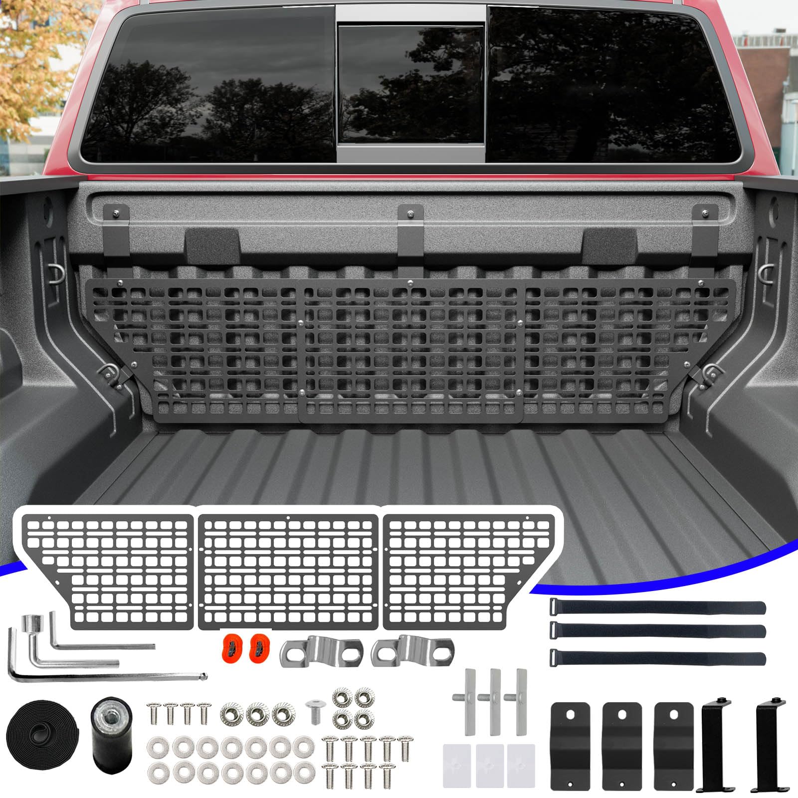 Amazon.com: SZYANG Front Bed Molle Panel Compatible with 23-25 Chevy ...