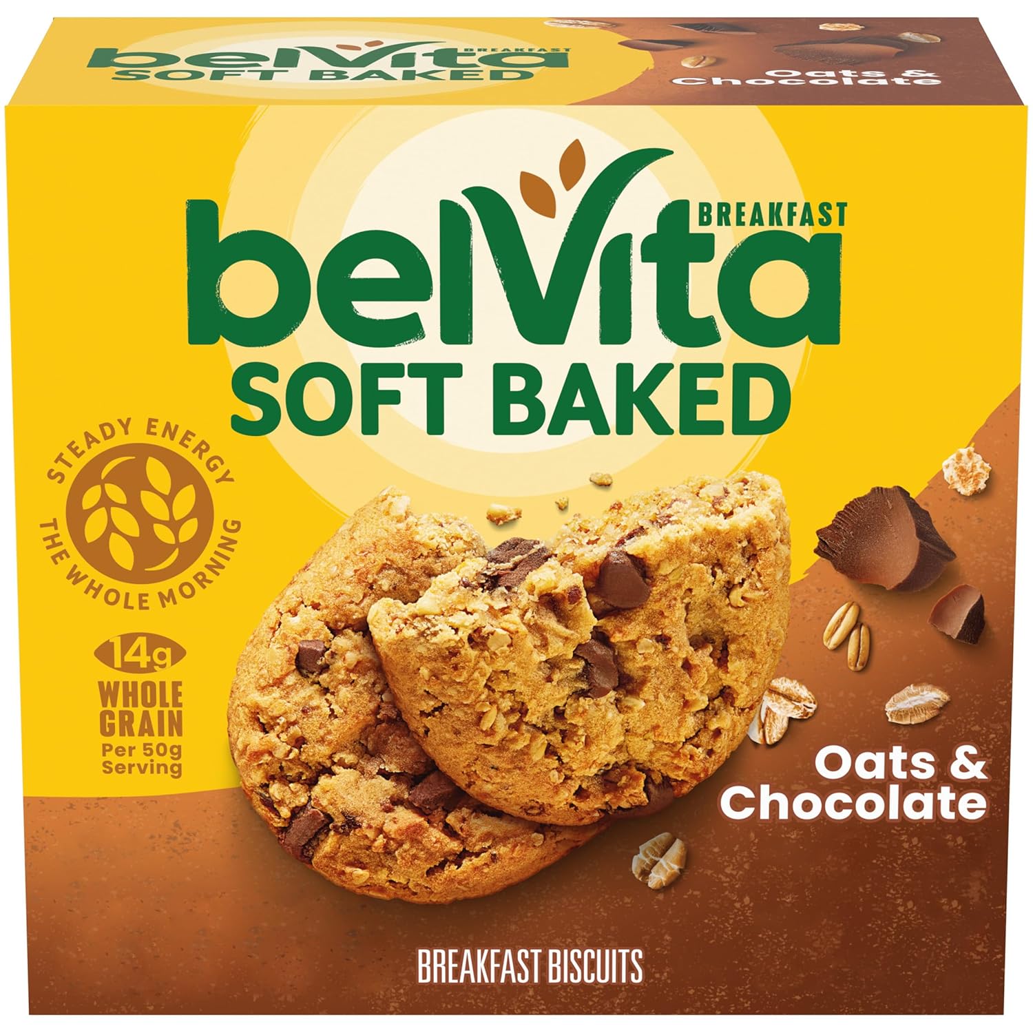 Amazon.com: Belvita Soft Baked Oats & Chocolate Breakfast Biscuits, 5 ...