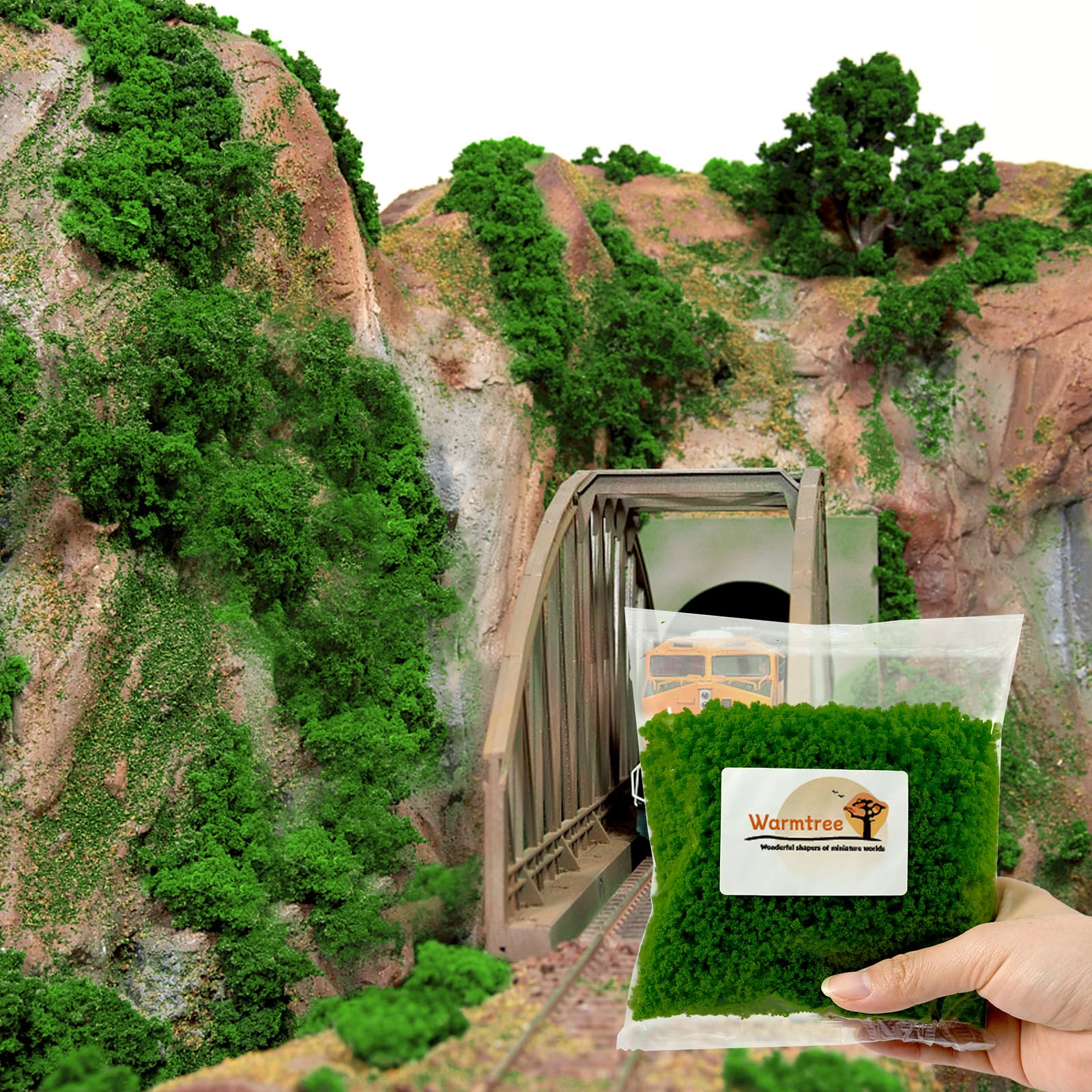 Amazon.com: Warmtree Tree Powder Model Miniature Shrubs Bushes Terrain ...