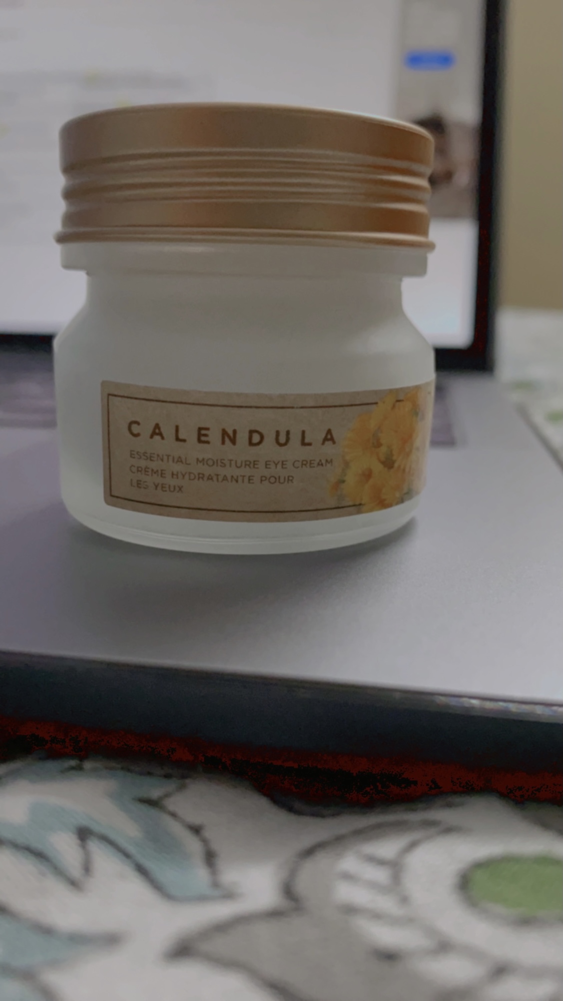 The Face Shop Calendula Essential Moisture Eye Cream for Normal for ...