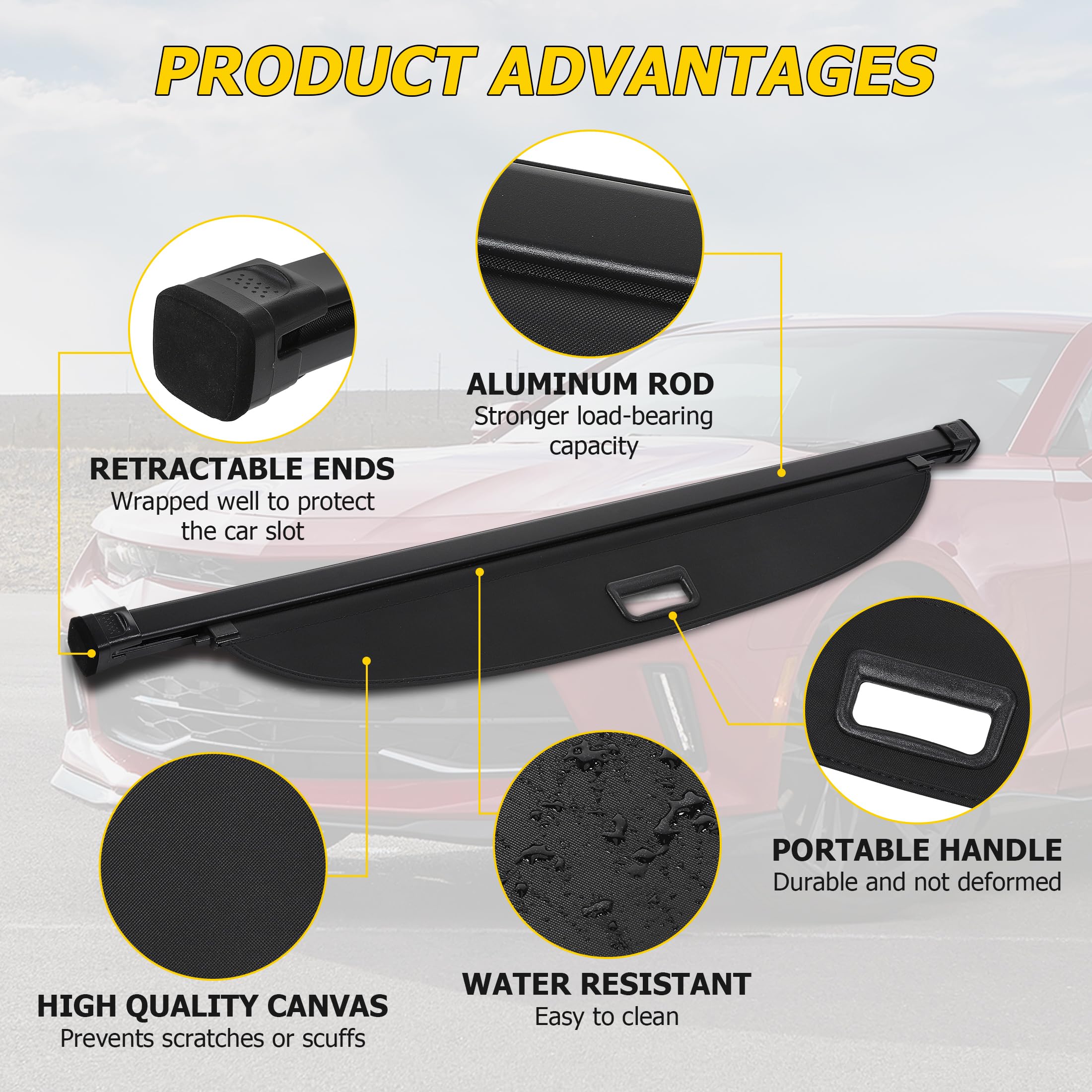 Snapklik.com : Cargo Cover For Chevrolet Equinox & GMC Terrain 2010 ...