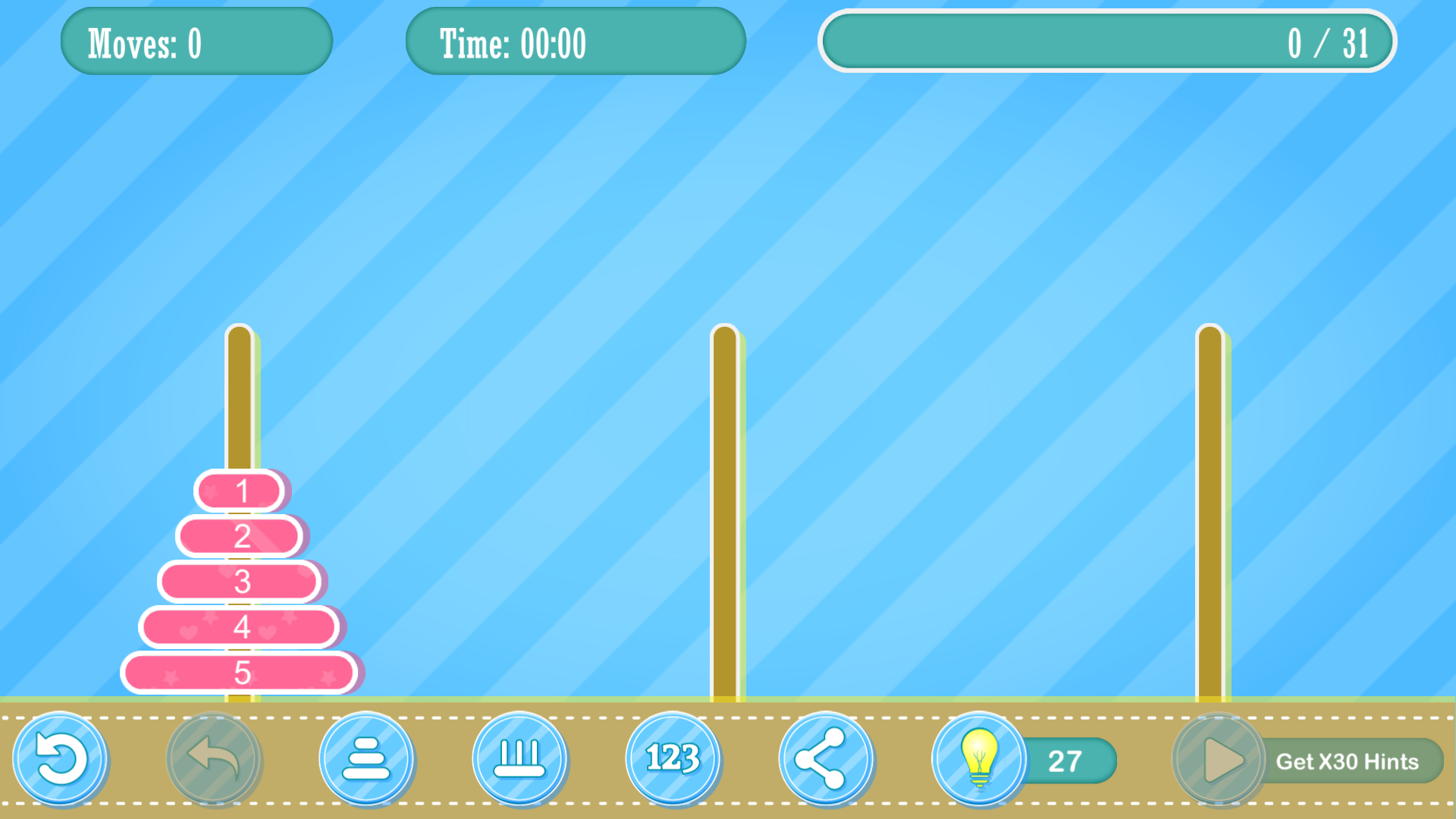 Hanoi Tower - App on Amazon Appstore