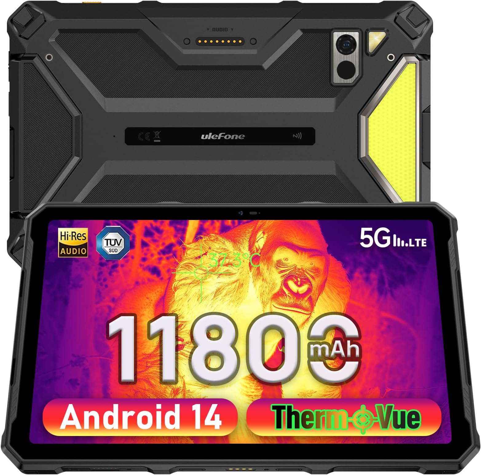 Amazon.com : Ulefone Armor Pad 3 Pro Rugged Tablet 4G, 33280mAh(66W ...