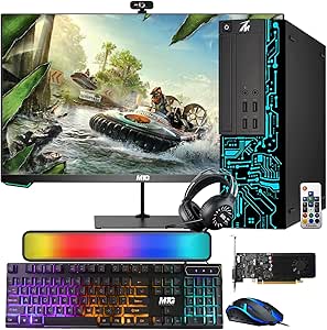 Amazon.com: TechMagnet Gaming PC Desktop, Intel Core i7, Siwa 8, GT 1030 4GB DDR4, 16GB RAM, 1TB ...