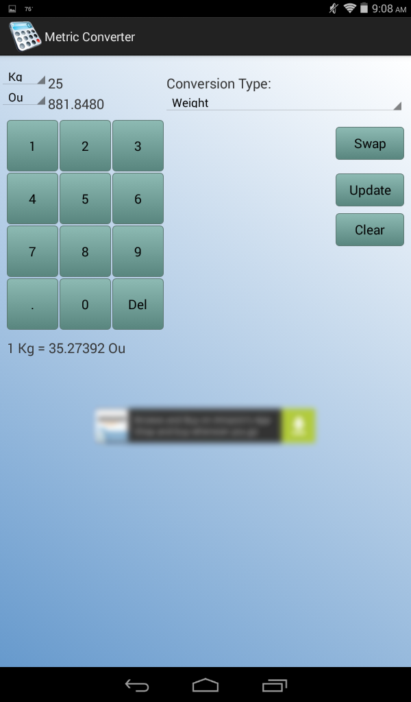 Metric Converter - App on Amazon Appstore