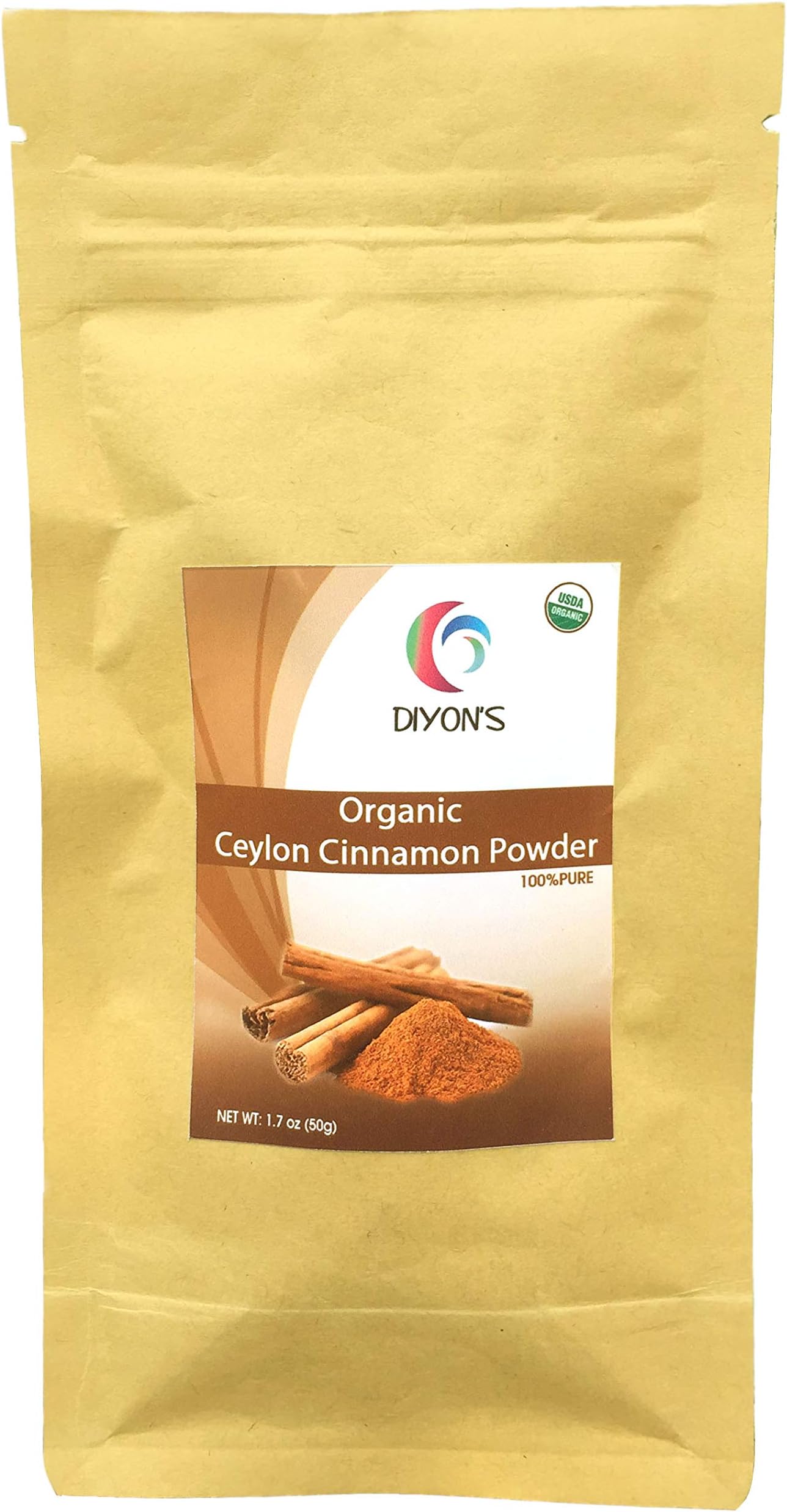 Amazon.com : Organic Ceylon Cinnamon powder premium special grade 1.7 ...