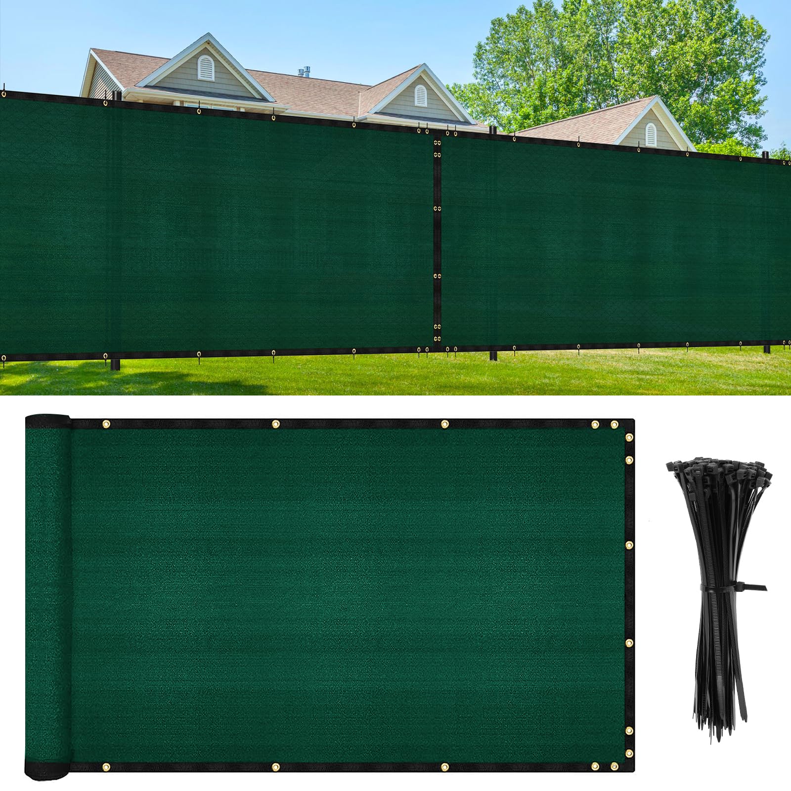 Snapklik.com : UIRWAY Privacy Fence Screen 4 X 50 Heavy Duty Windscreen ...