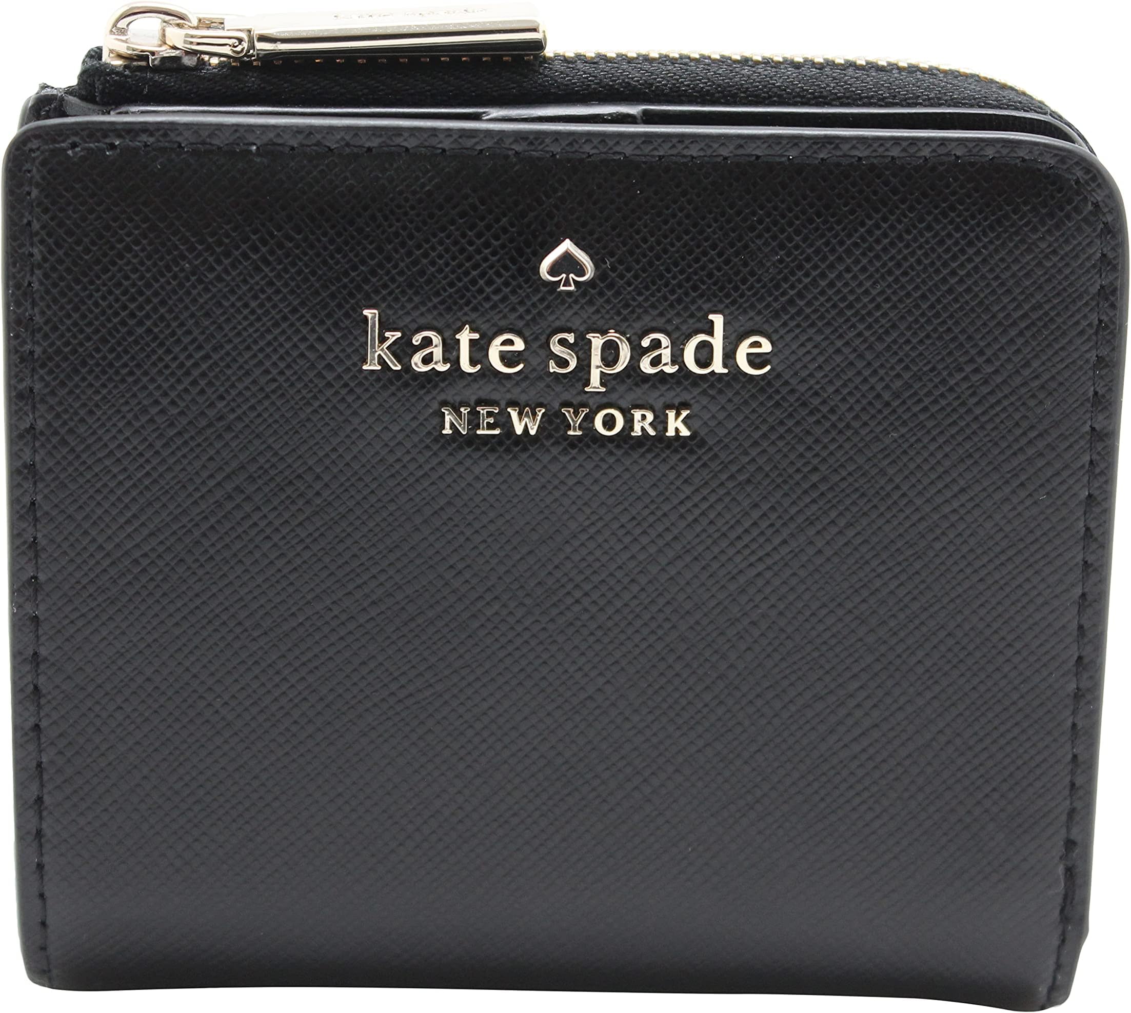 Amazon.com: Kate Spade New York Jackson Small Slim Bifold Wallet, Black ...