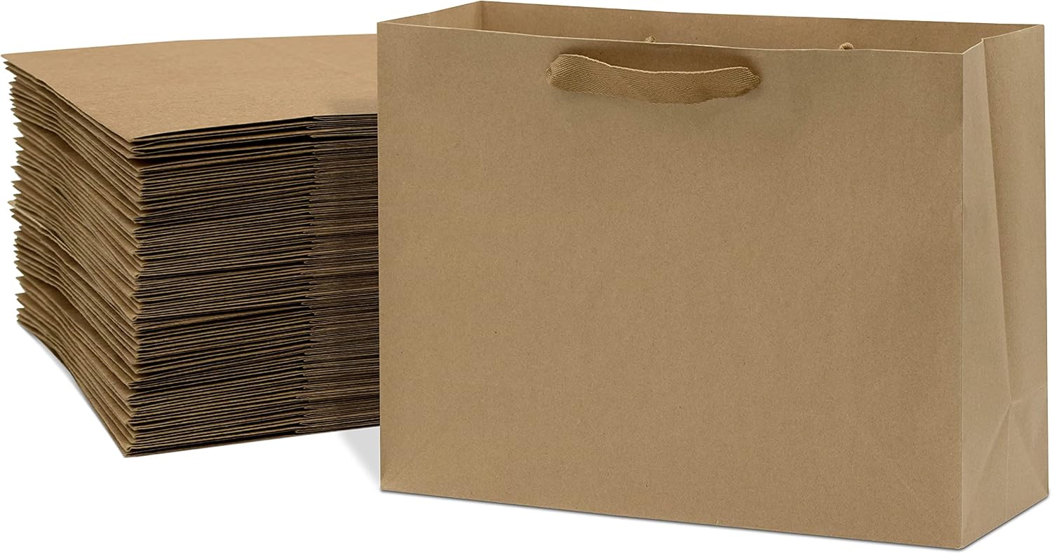 Amazon.com: Prime Line Packaging 16x6x12 150 Pack Large Brown Kraft ...