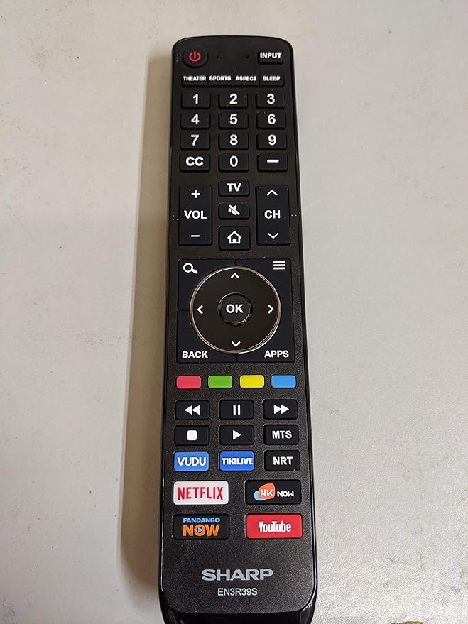 Amazon.com: Original & Genuine Sharp EN3R39S Remote Controller for ...