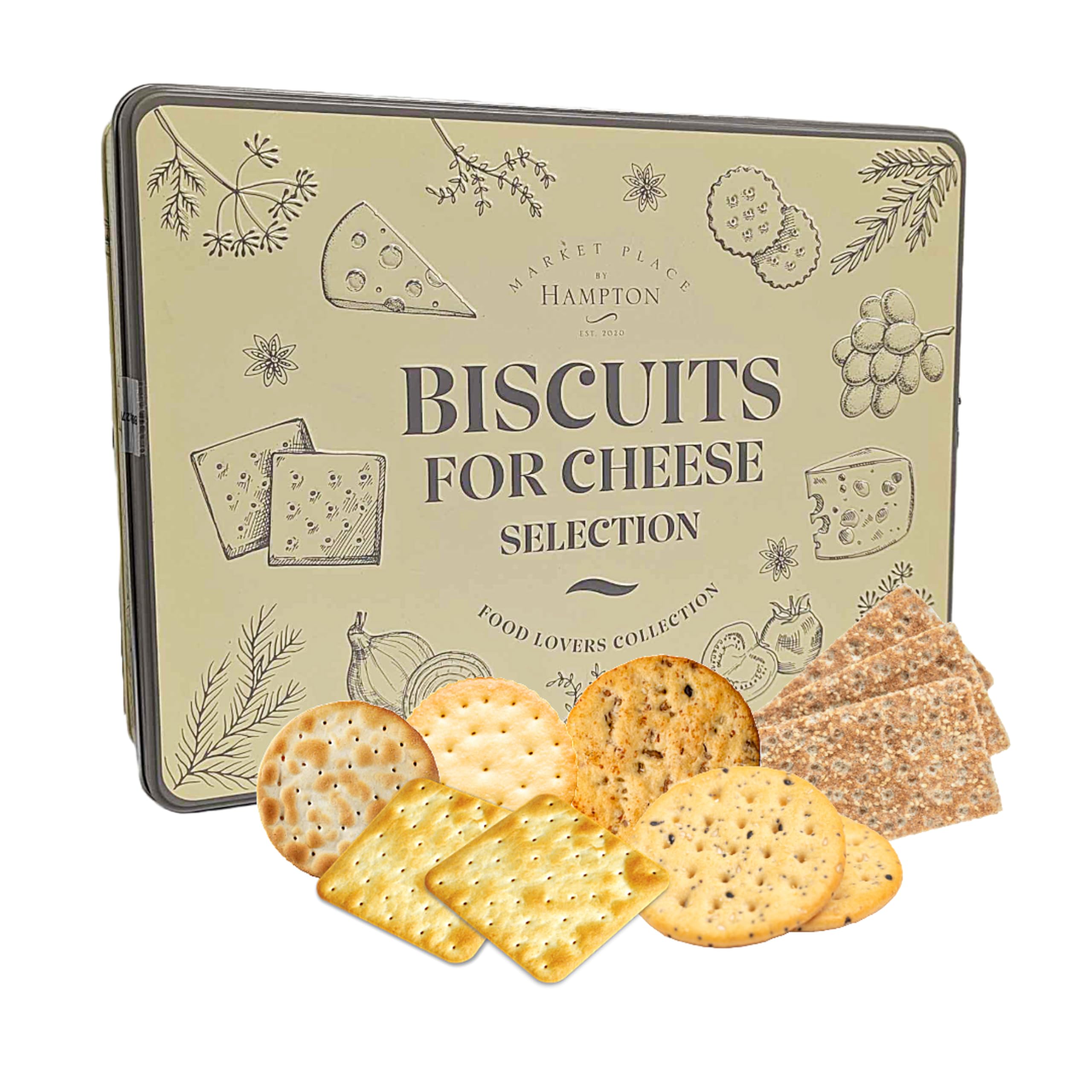 Biscuits Crackers for Cheese Snacks 400g - Assorted Biscuits Multipacks ...