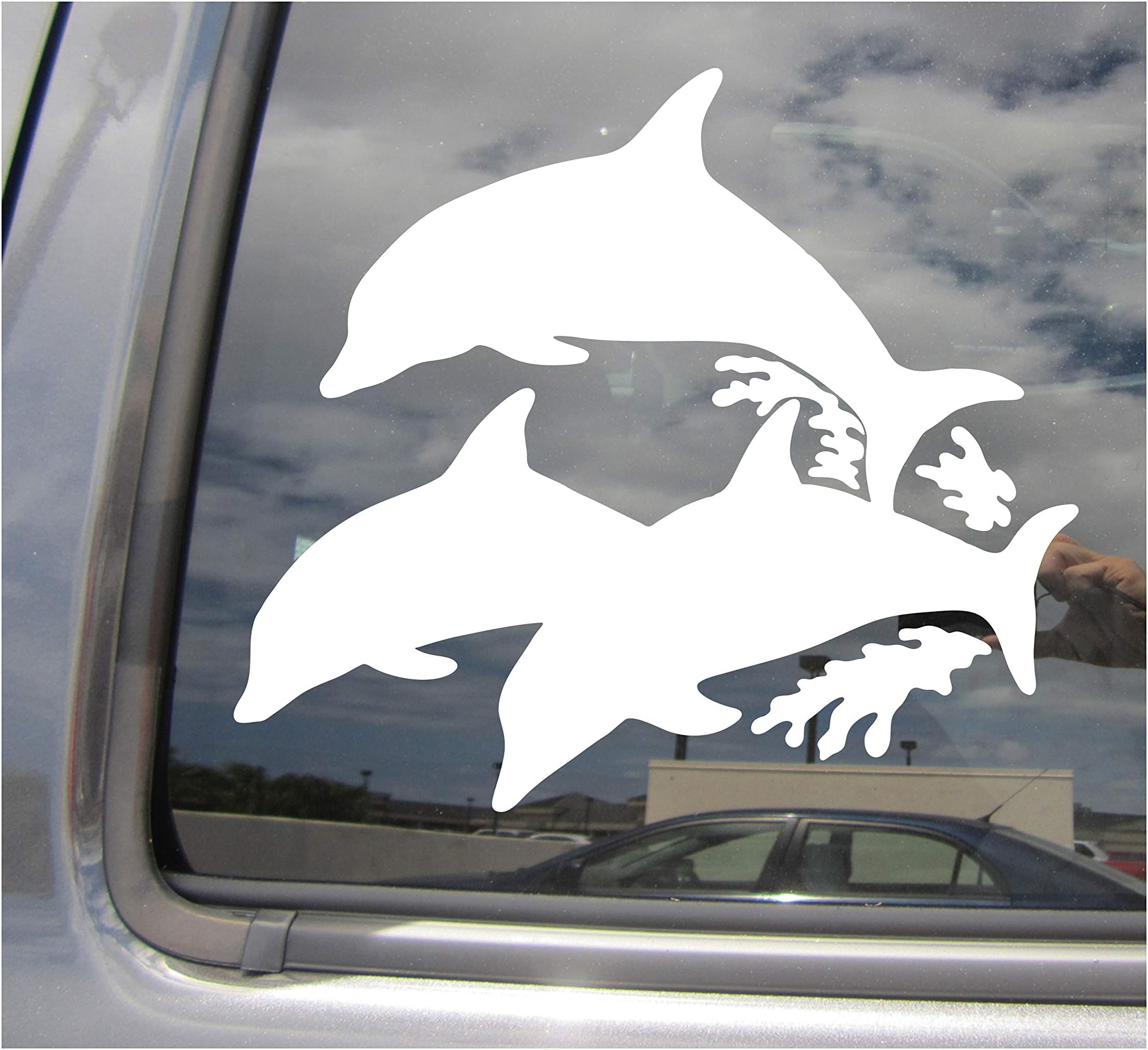 Amazon.com: Family of 3 Dolphins - Cars Trucks Moped Helmet Hard Hat ...