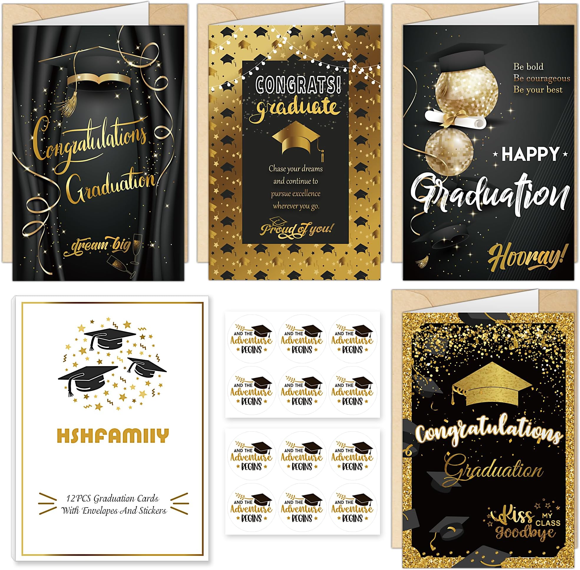 Amazon.com : HSHFAMIIY Graduation Cards, Graduation Gifts for Her Him ...
