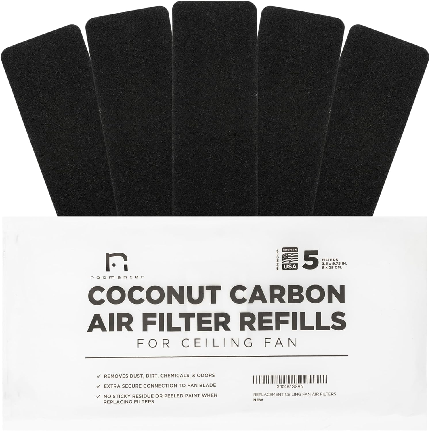 Amazon.com: Ceiling Fan Filter Refills â€“ Replacement Peel & Stick Air ...