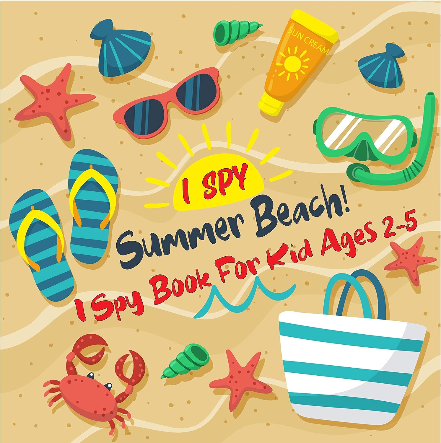 Amazon.com: I Spy Summer Beach. I Spy Book For kid Ages 2-5: A Fun ...