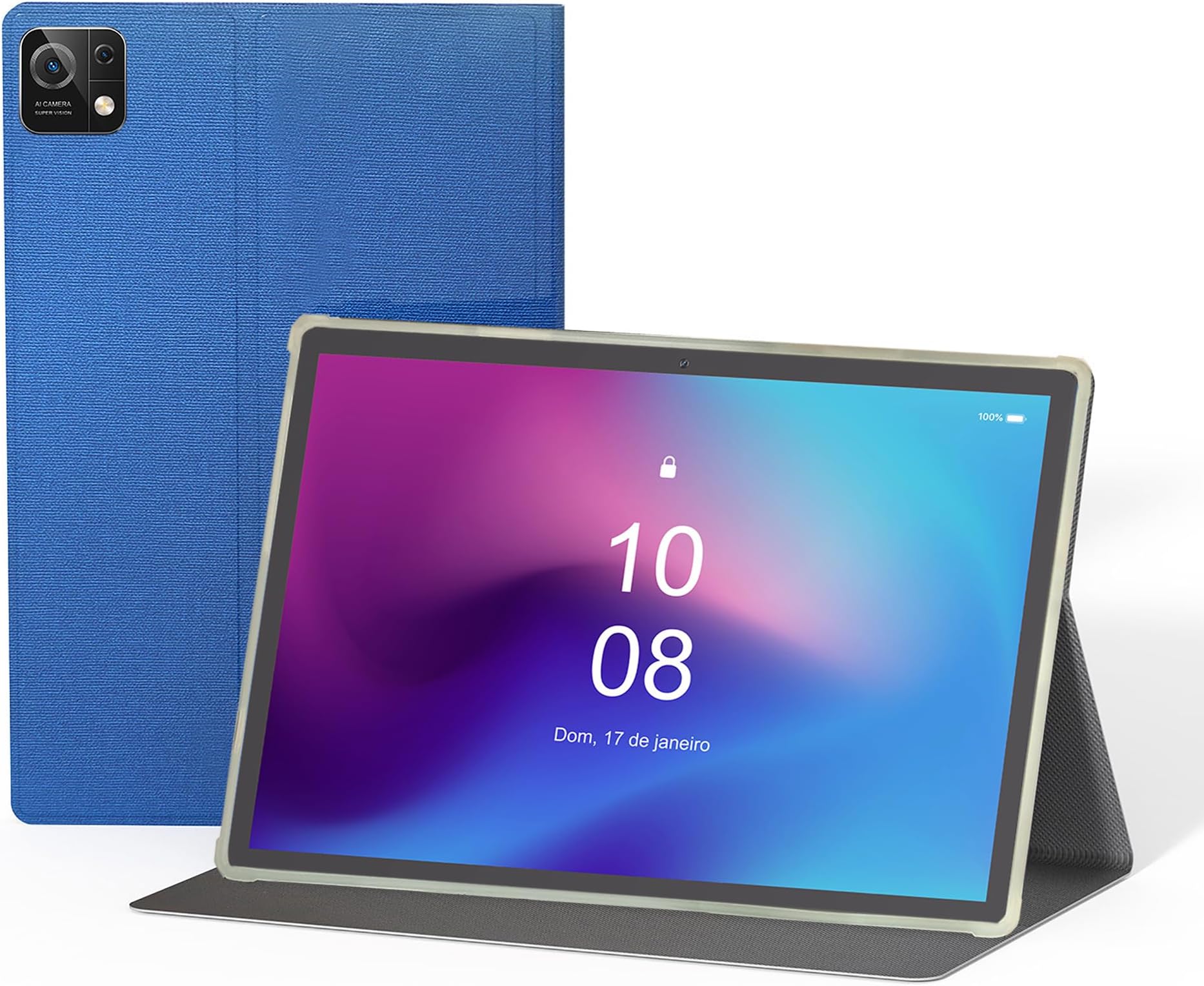 Tablet Android 13 Tablet 10,1 polegadas, 8GB RAM, 256GB ROM Tela ...