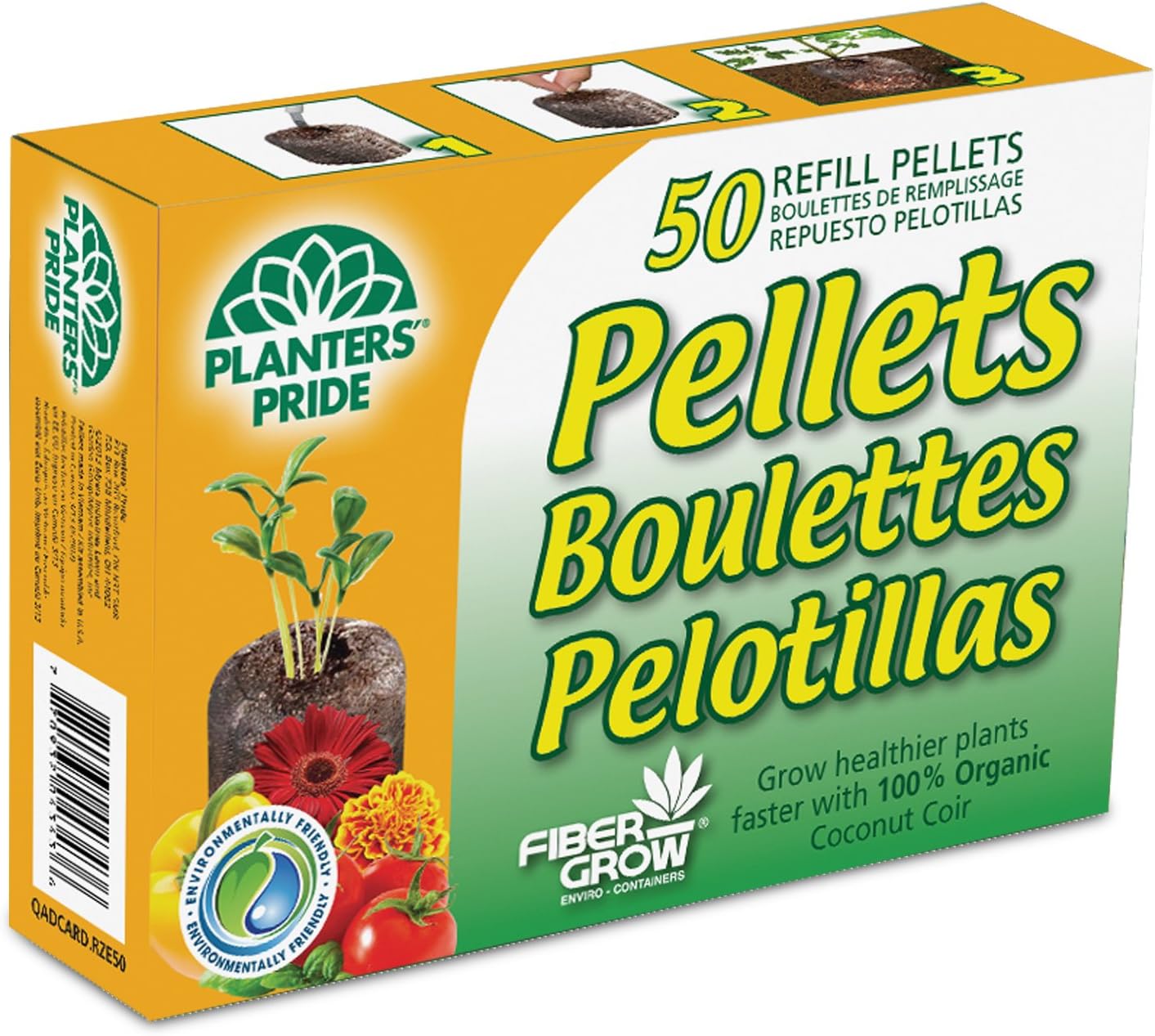 Amazon.com : Planters Pride RZE0042-4 50-Count Fiber Grow Pellet ...