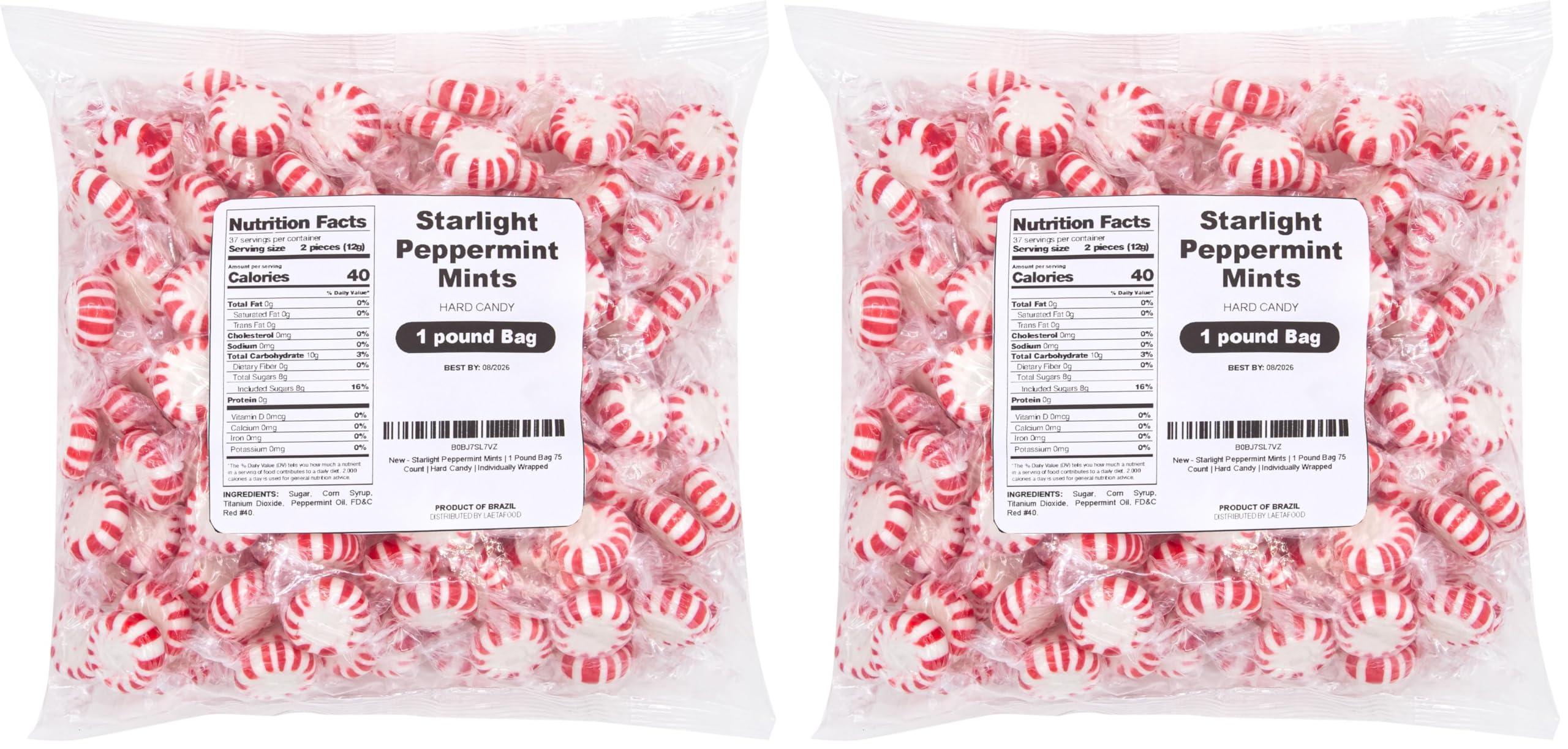 Snapklik.com : Starlight Peppermint Mints 1 Pound Bag - Approx 75 Count ...