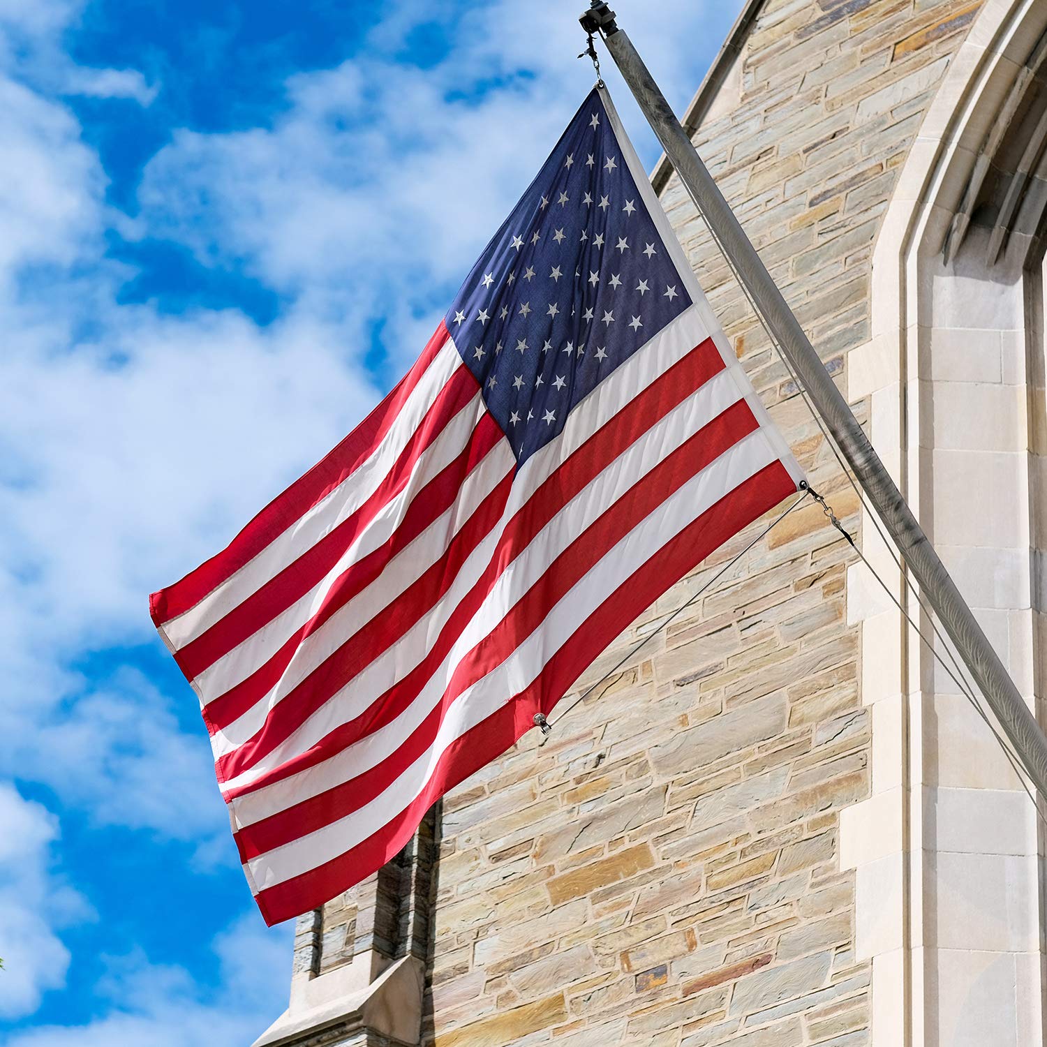 Whaline 12 Pack American Flag Set, 3x5ft USA National Flags, 10 Pieces ...