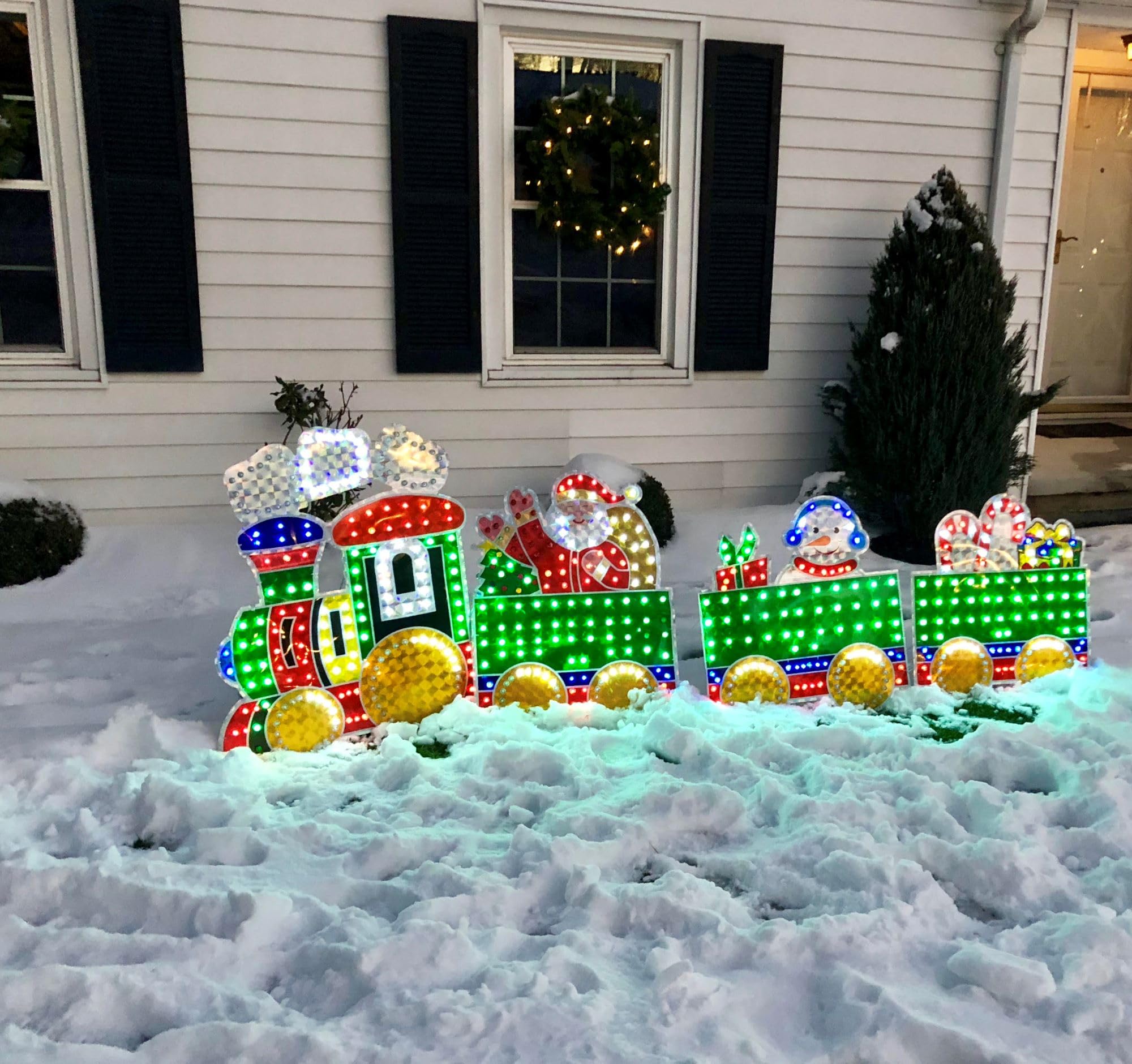 Front Yard Christmas Train
