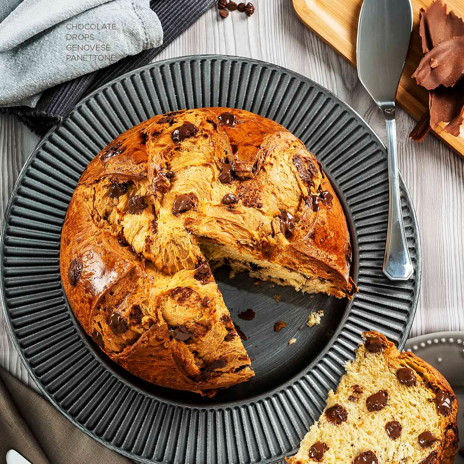 Buy Ofner │Panettone CHOCOLATE DROPS GENOVESE │ Traditional Italian ...