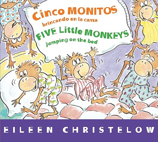 Cinco monitos brincando en la cama/Five Little Monkeys Jumping on the ...