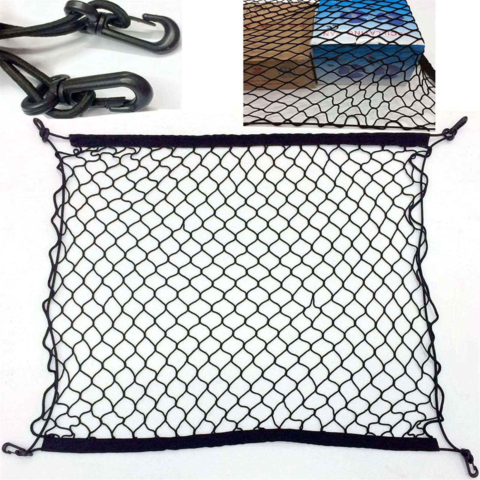 Goodern Truck Cargo Net,120CM x 90CM Heavy Duty Truck Bed Cargo Bungee ...