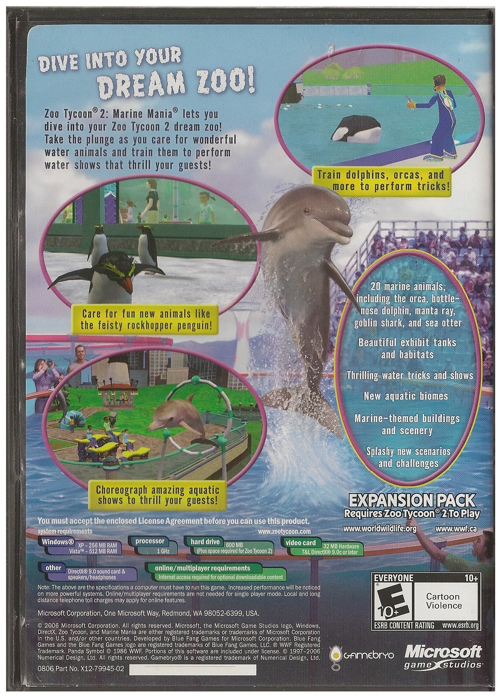 Zoo Tycoon 2 Marine Mania Animals