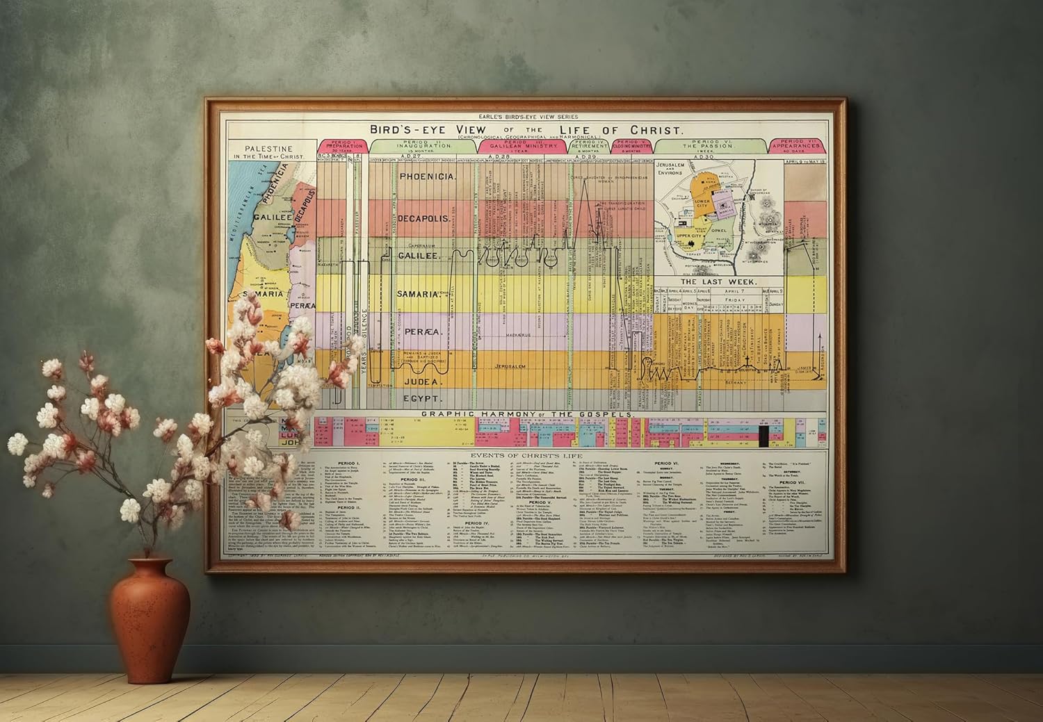 Biblical Timeline Chart - The Life of Christ - Nepal | Ubuy