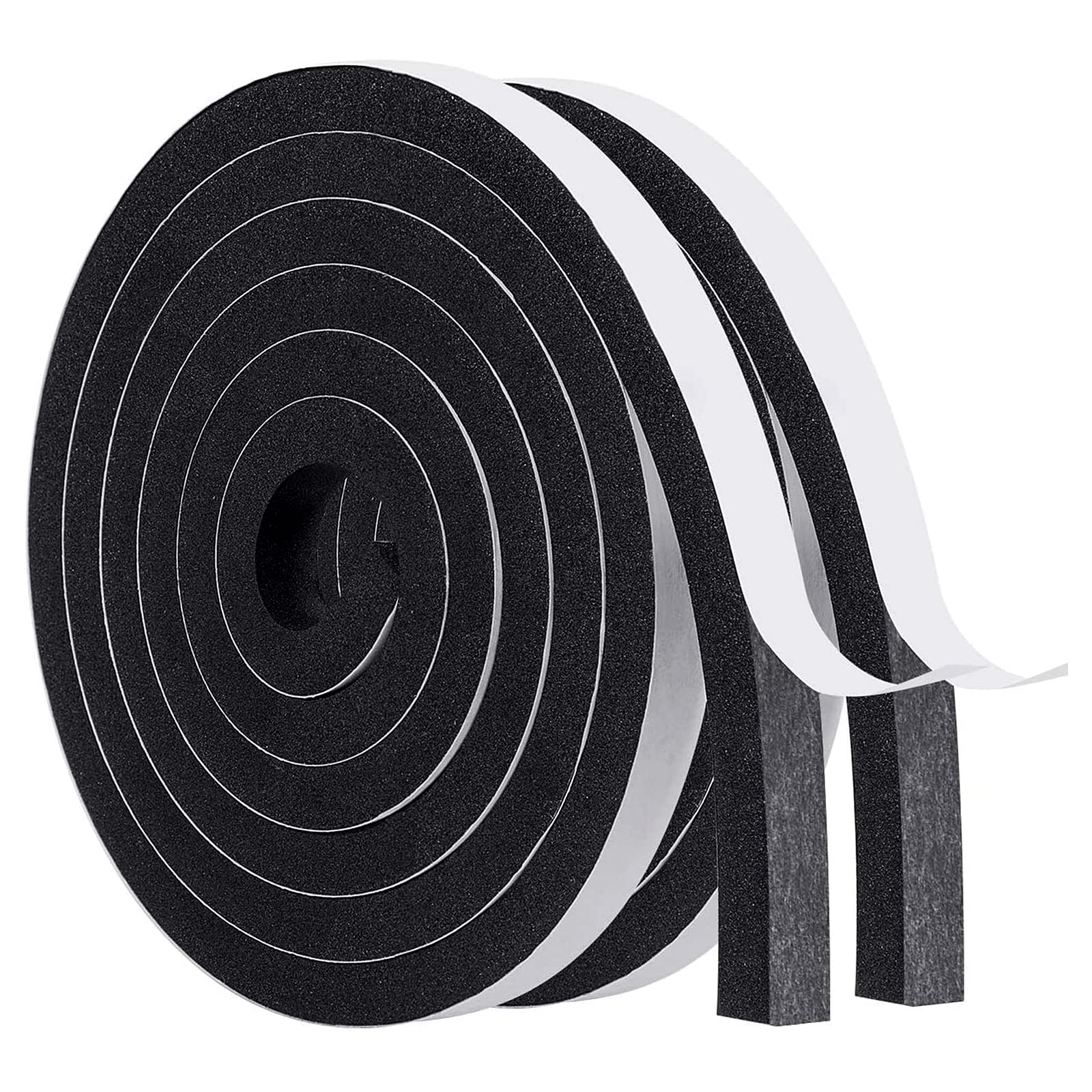 Buy MAGZO Door Weather Stripping, 1/2 Inch W X 3/8 Inch T Adhesive Foam ...