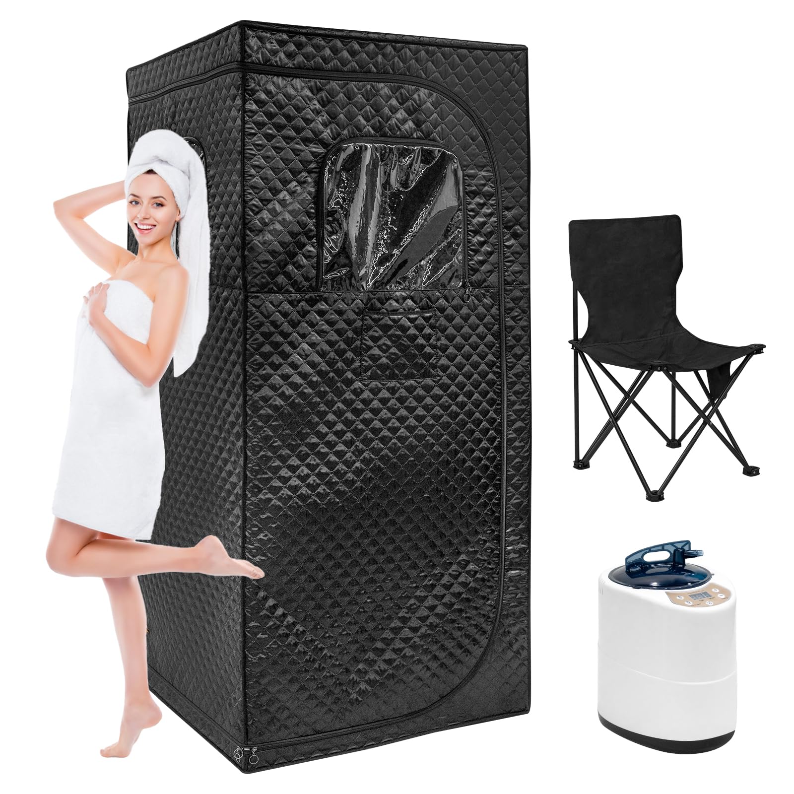 Amazon.com : G2 GO2GETHER Portable Steam Sauna Box for Home, Personal ...