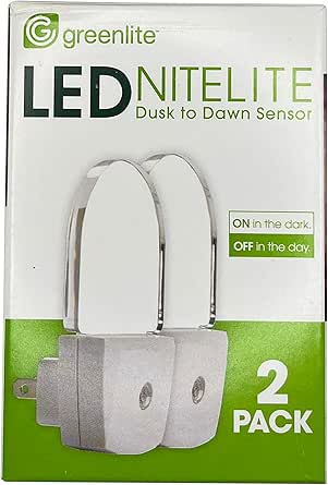 Amazon.com: Greenlite LED NITELITE Dusk to Dawn Sensor - Cool Touch ...