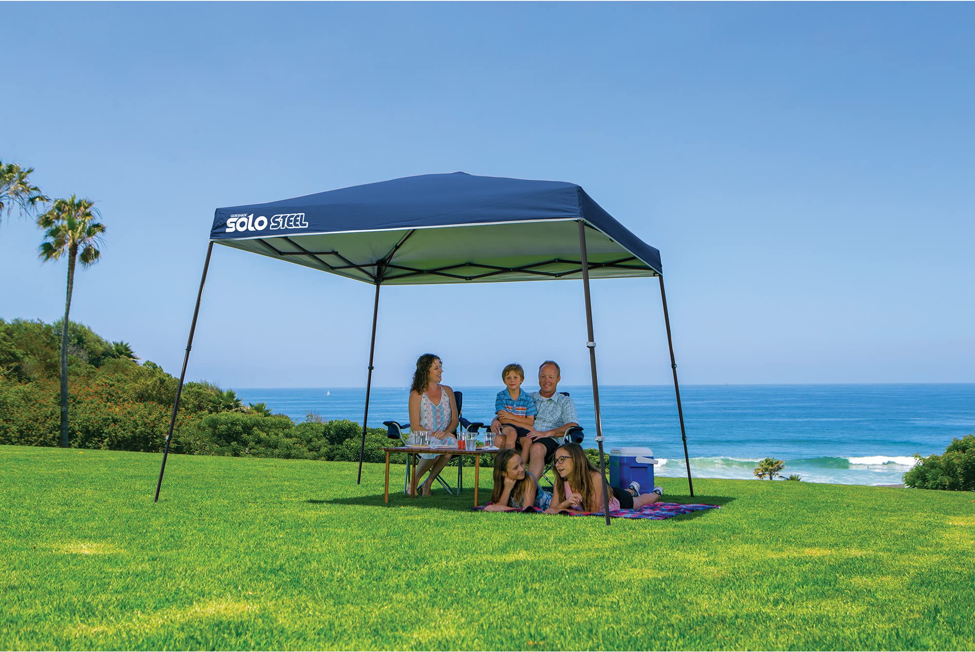 Quik Shade Solo Lt72 10 X 10 Ft Instant Canopy Blue Quik Shade 10x10