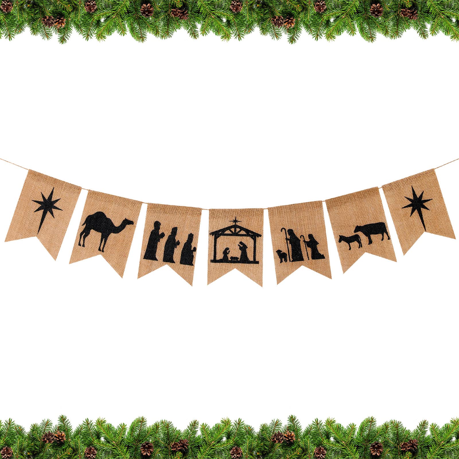 Buy Nativity Banner Nativity Scenes Banner Manager Christmas Banner ...