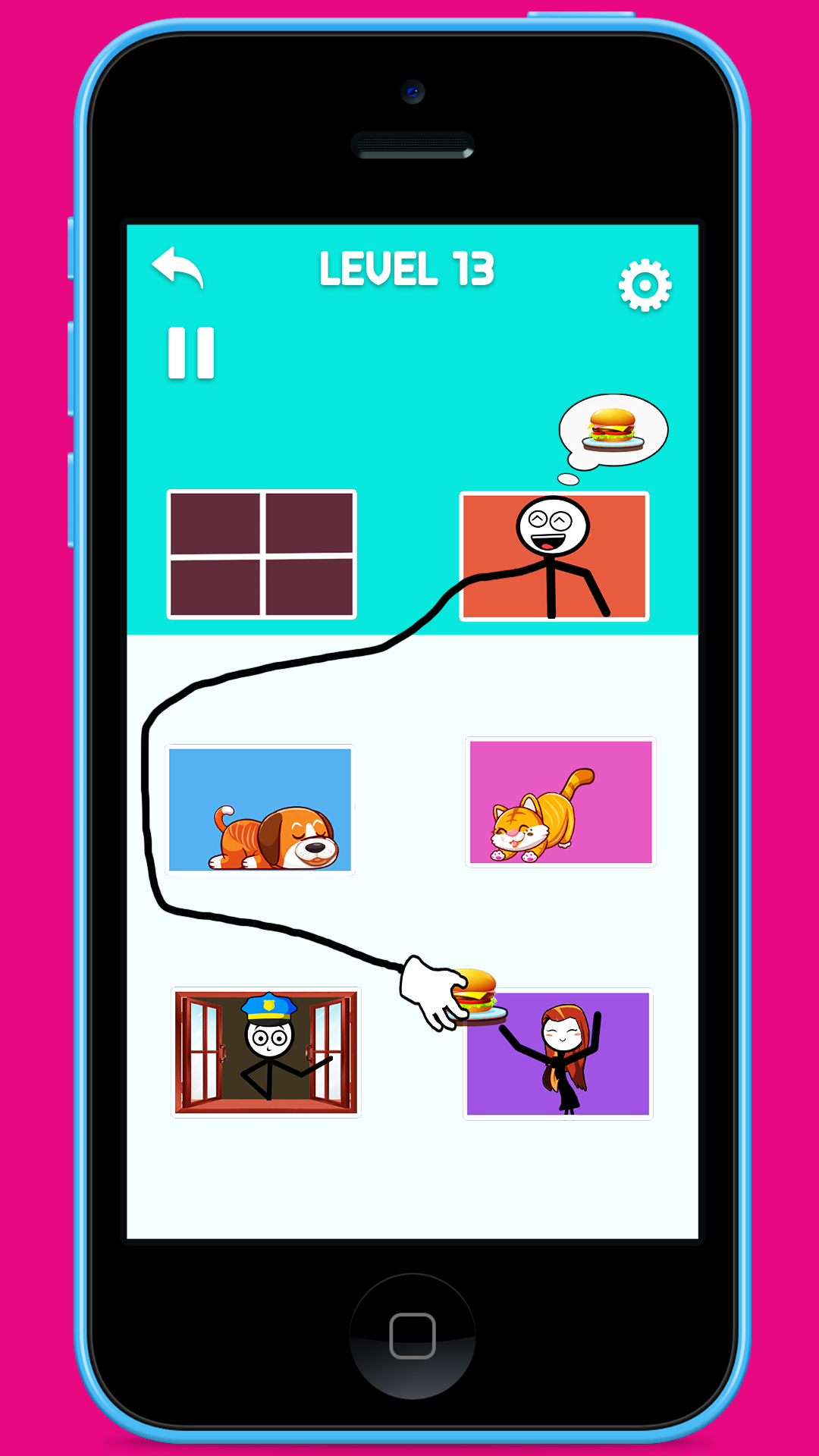 Thief Puzzle Rob Master Escape Rush: Stickman Thief Legend Robbery ...