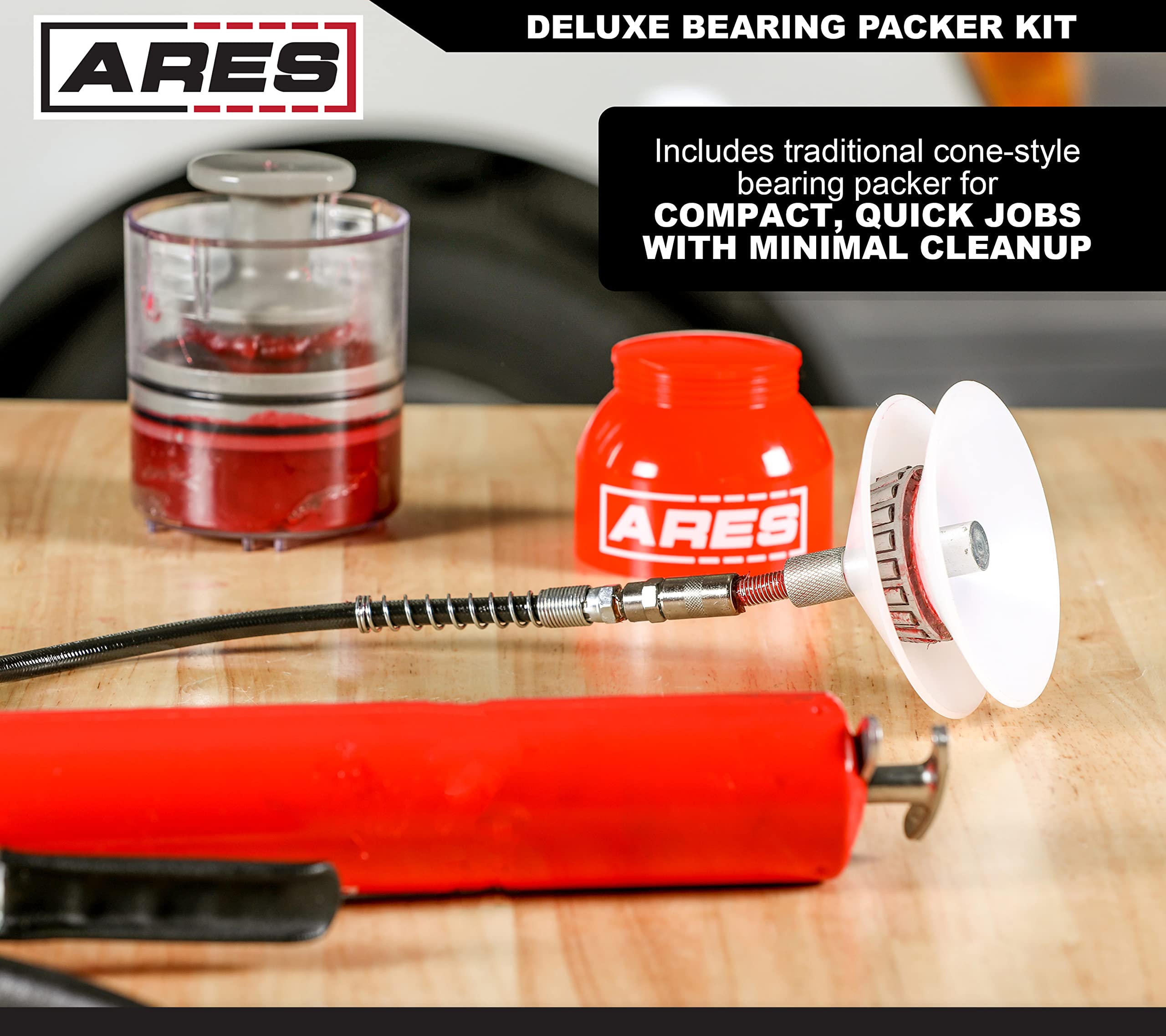 Snapklik.com : ARES 54036 2-Piece Deluxe And Standard Bearing Packer ...
