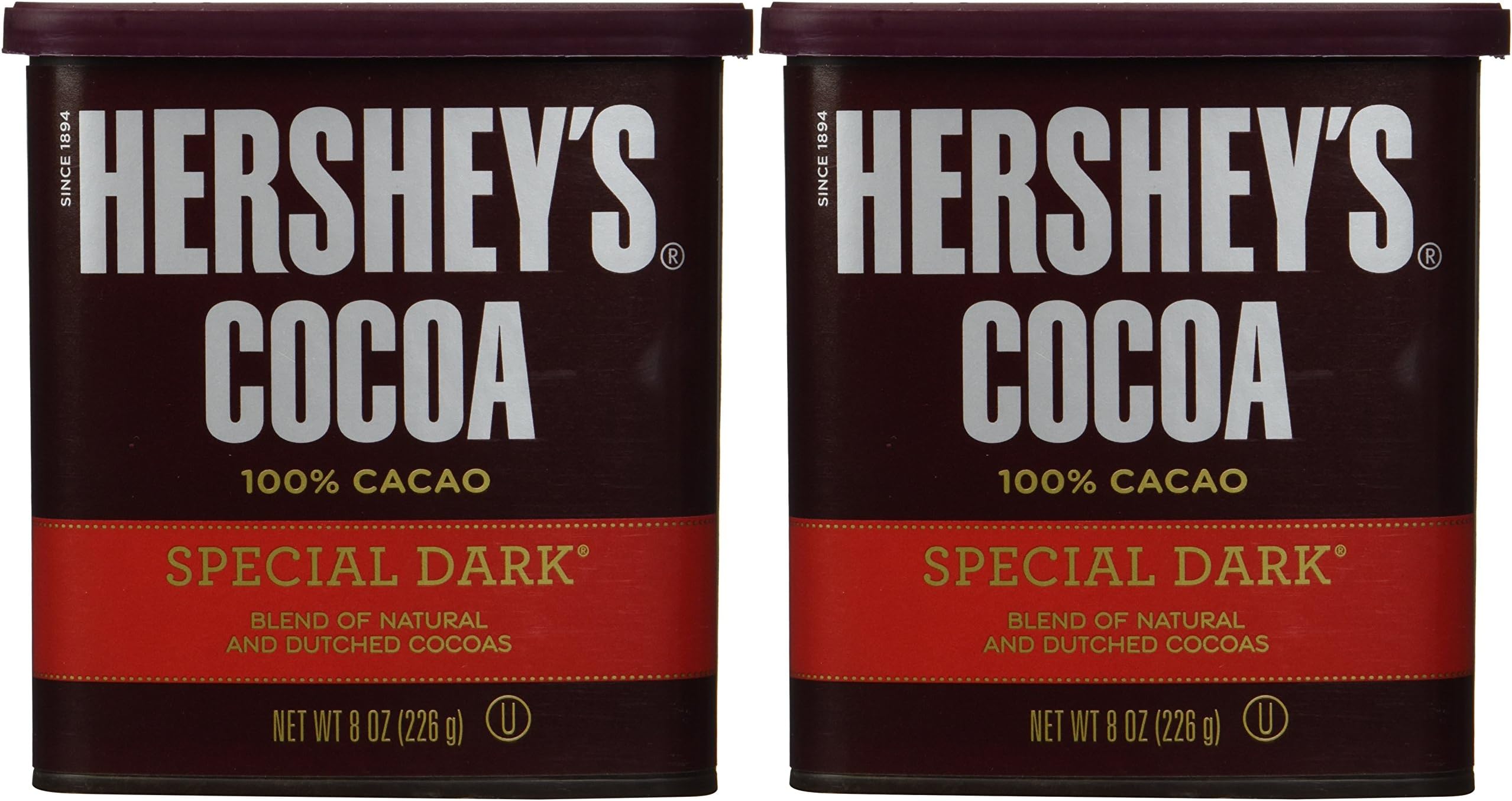 Amazon.com : Hershey's Special Dark Cocoa Can - 8 Ounce (Pack of 2 ...