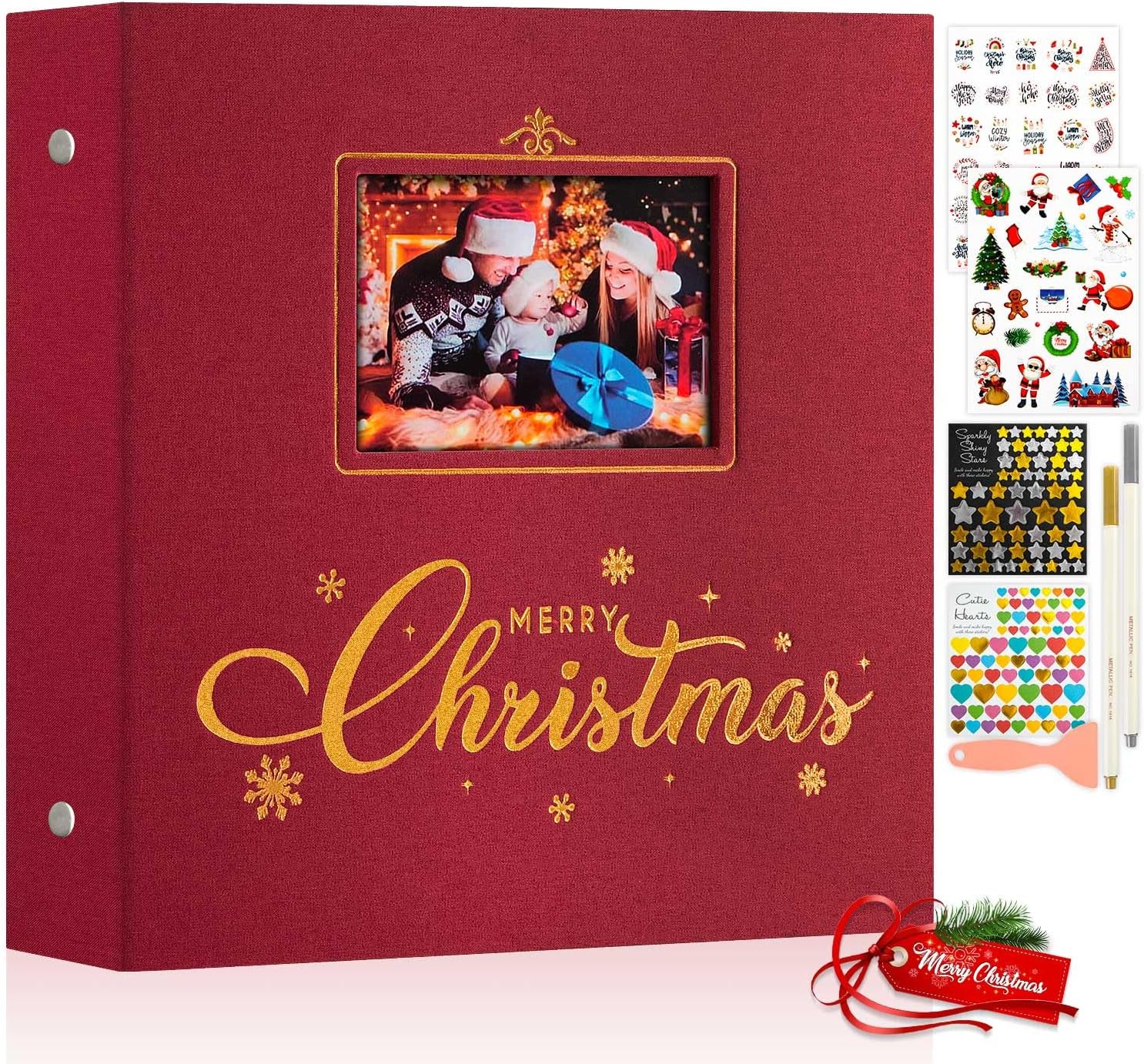 Amazon.com: Kate Spade New York Holiday Memory Book, 224 Page Keepsake ...