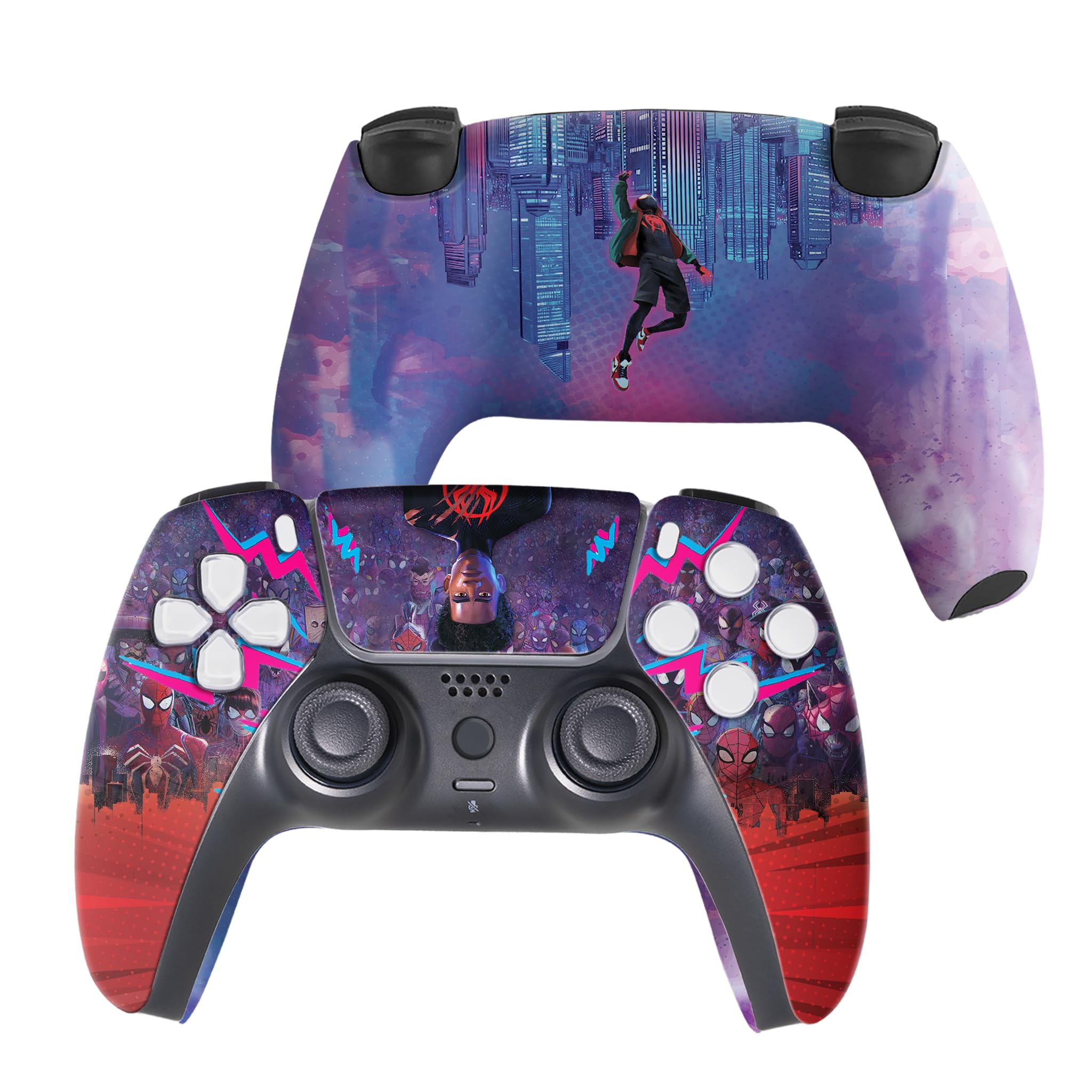 Amazon.com: Miles Morales Spidervers Custom PS-5 Controller Wireless ...