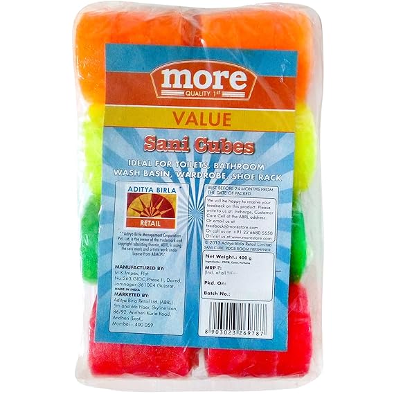 More Sani Cubes, 400g Pack : Amazon.in: Health & Personal Care