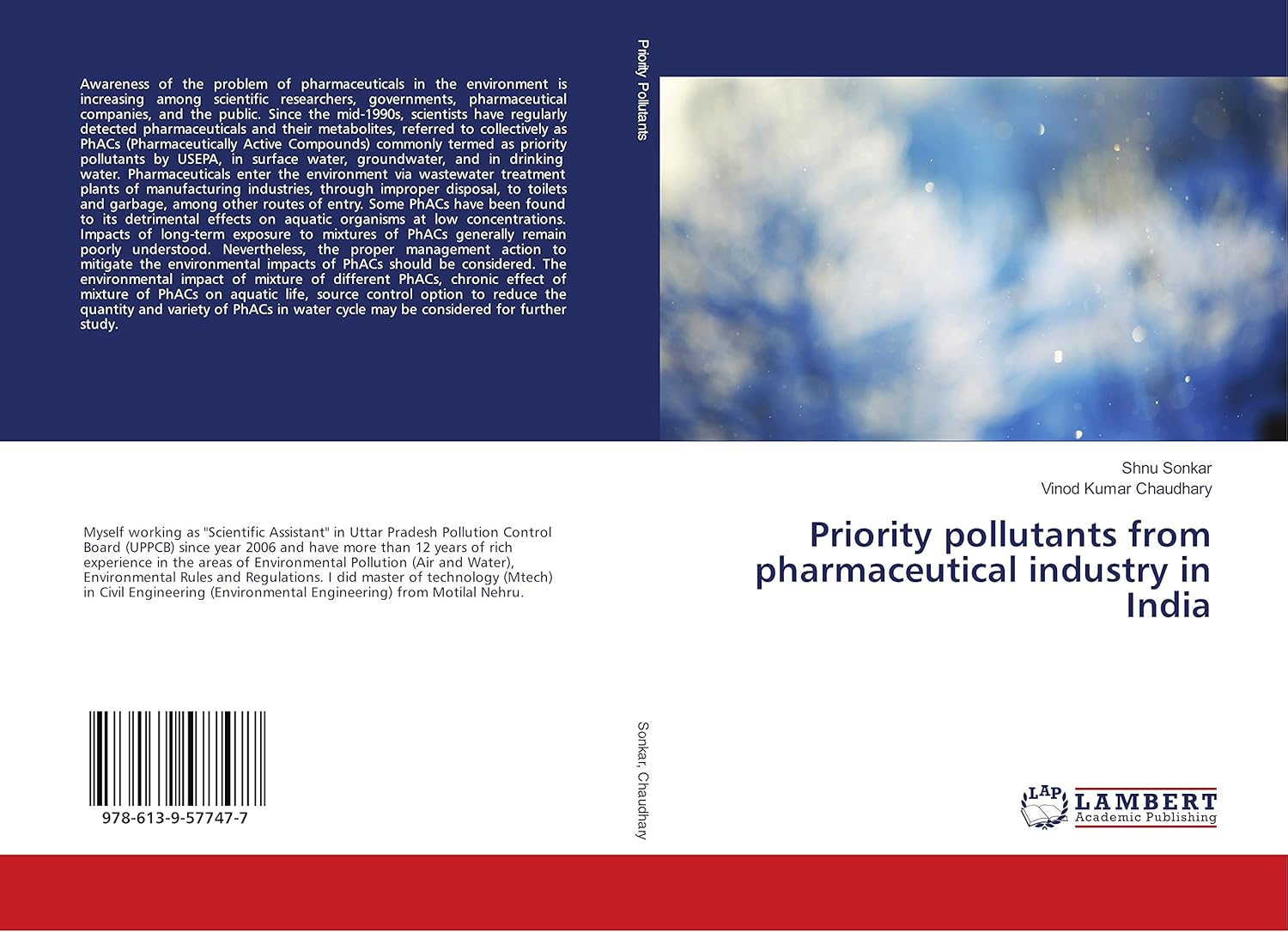 Priority pollutants from pharmaceutical industry in India: Sonkar, Shnu ...