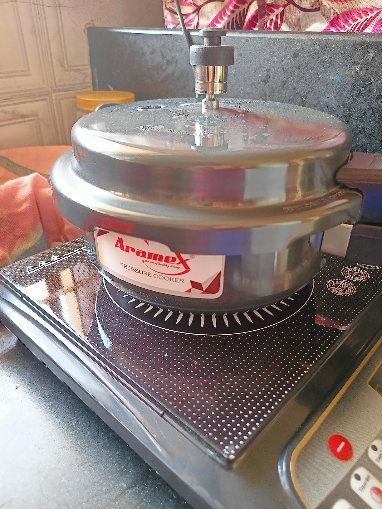 Buy Aramex Hard Anodized Pressure Cooker Junior Pressure Pan 3.0 Ltrs ...