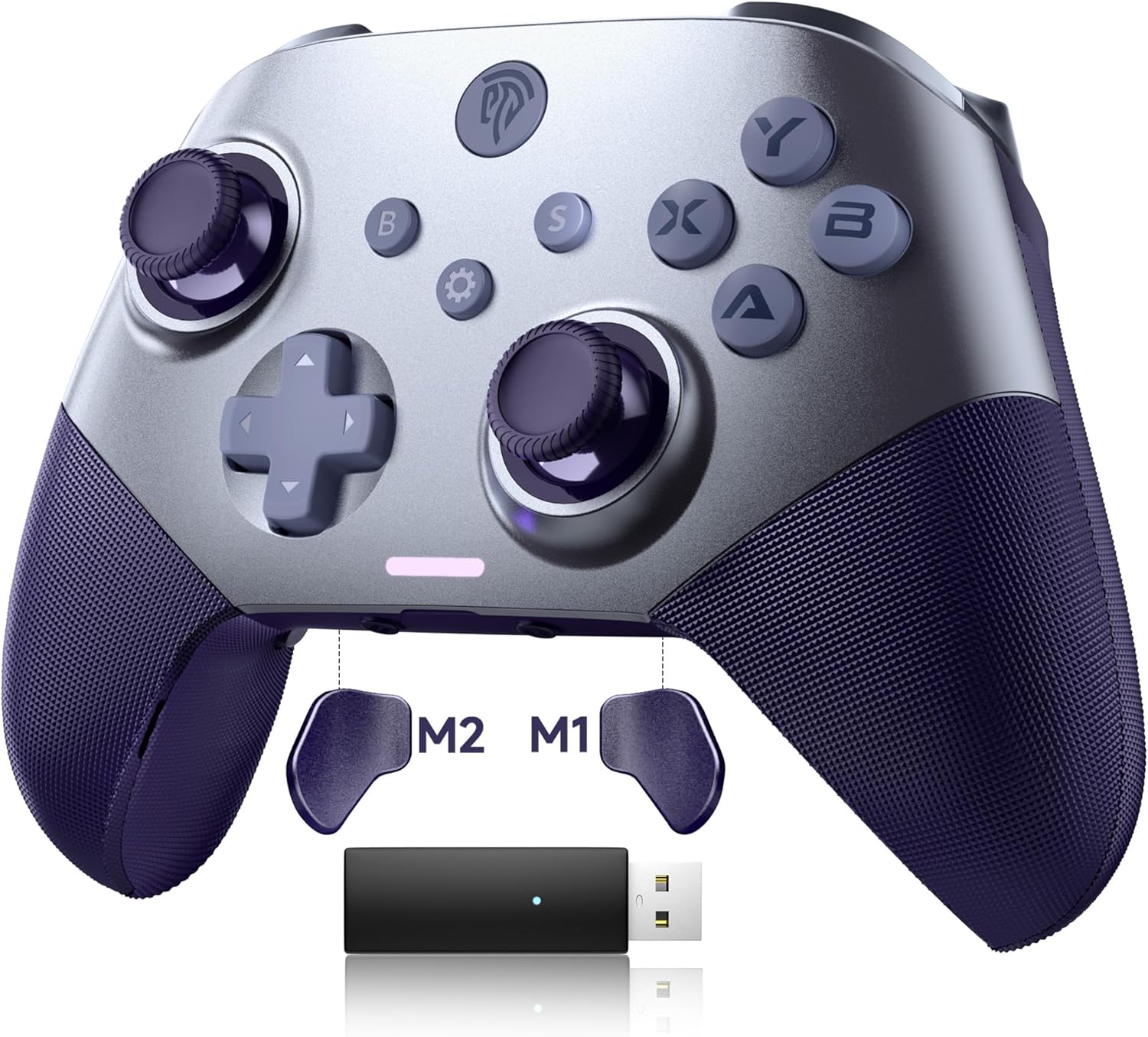 EasySMX Wireless PC Controller with Hall Triggers, Hall Joysticks ...