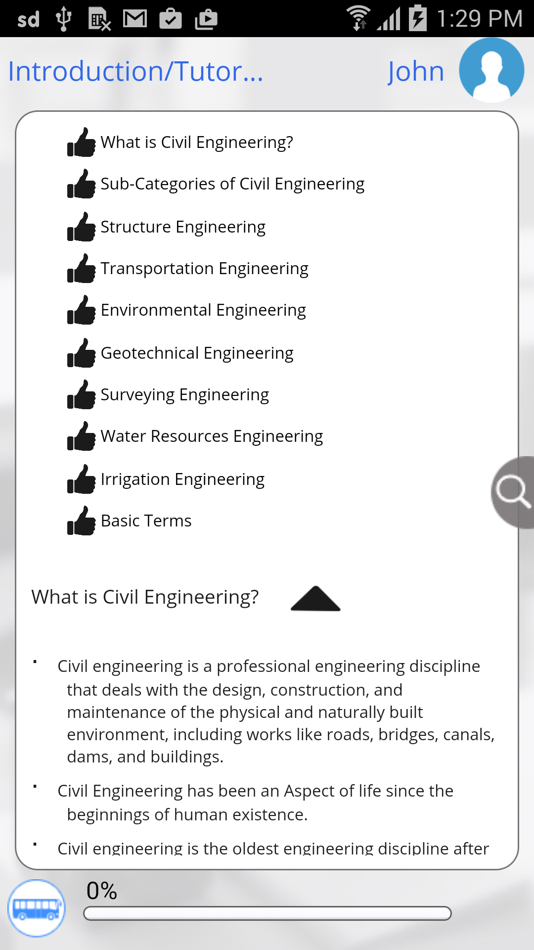 Learn Civil Engineering by GoLearningBus - App on Amazon Appstore
