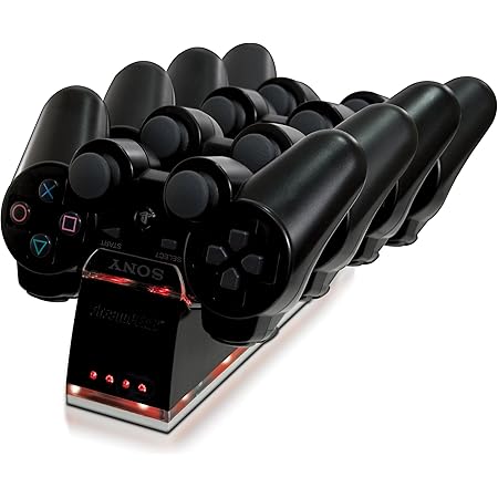 Amazon.com: dreamGEAR PS3 Quad Charging Dock charges up to four PS3 ...